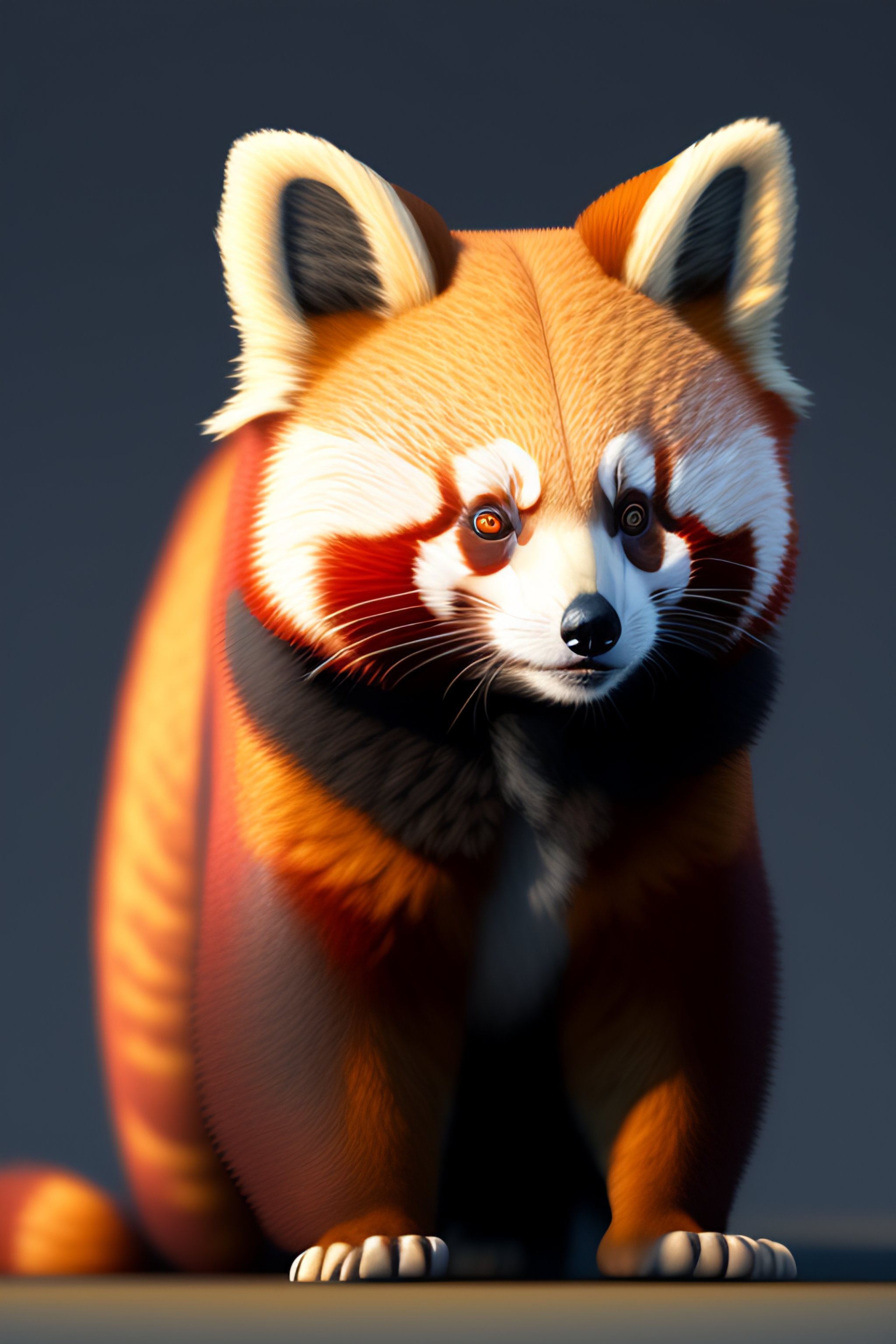 Lexica - Red panda from Turning Red movie, highly detailed intricated ...