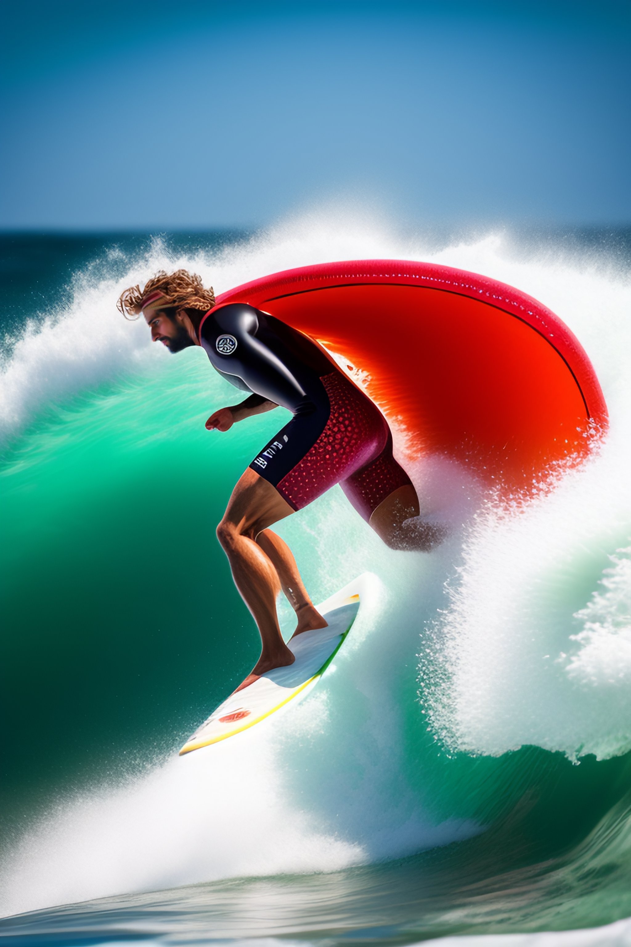 Lexica - Comic style spanish dancer surfing