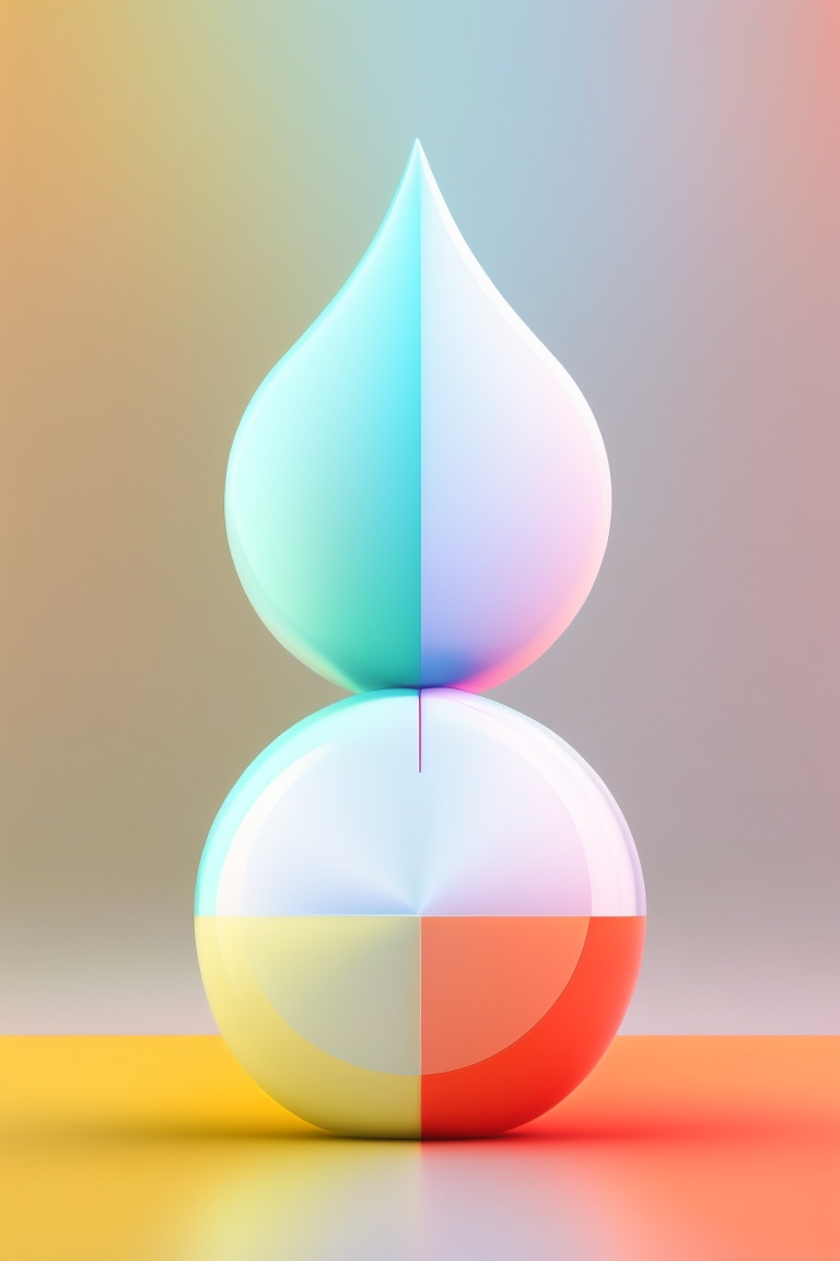 Lexica - A creative 2d illustration depicting ecstasy, clean calm pure ...