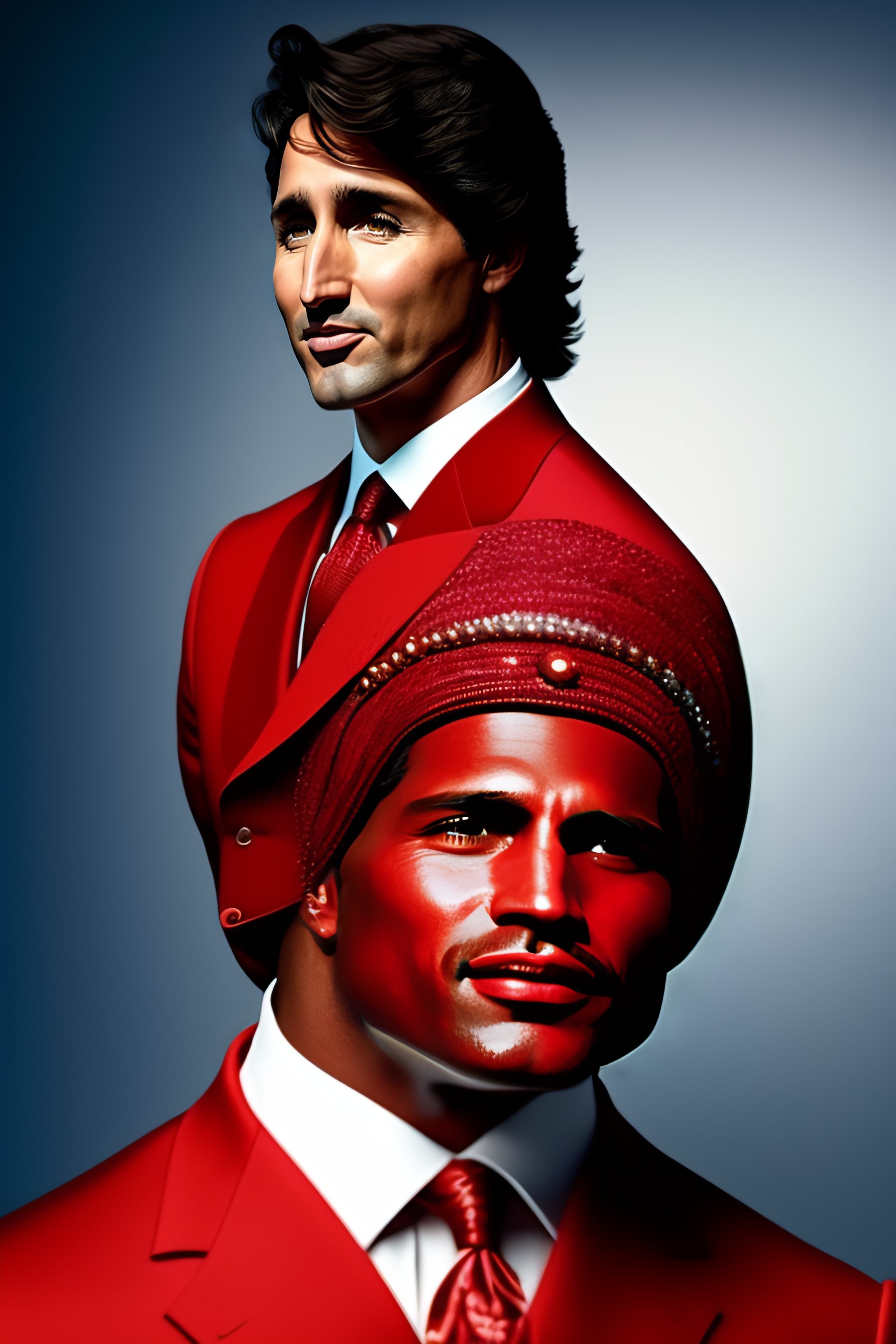 Lexica - Justin Trudeau wearing blackface