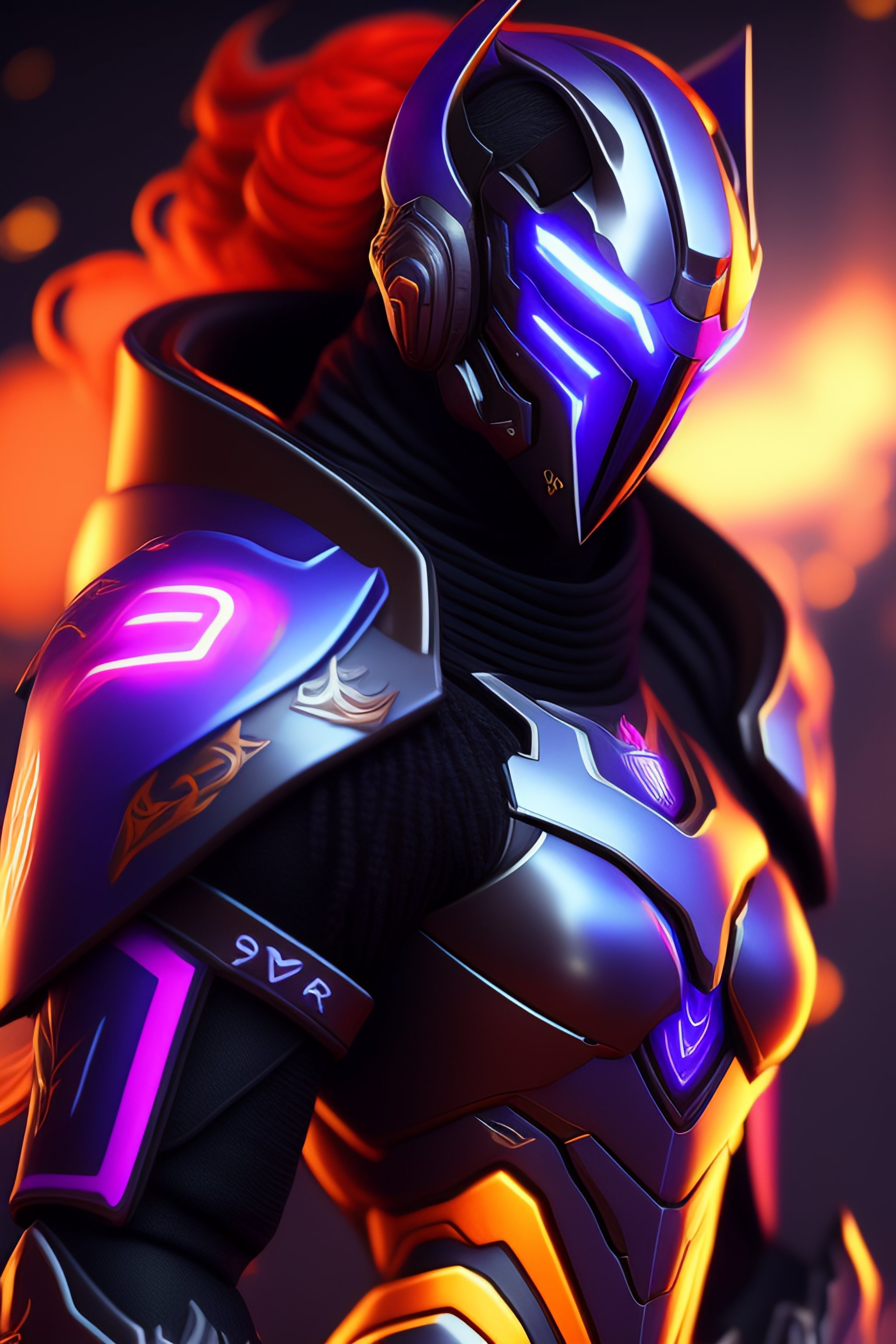 Lexica - Gaming logo esport with Reaper from Overwatch wearing a galaxy ...