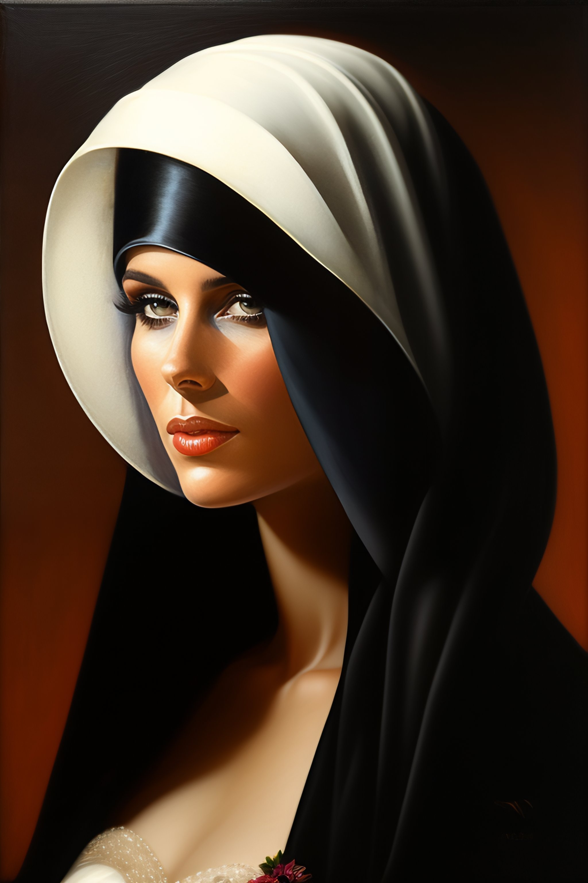 Lexica - The lady in the black veil