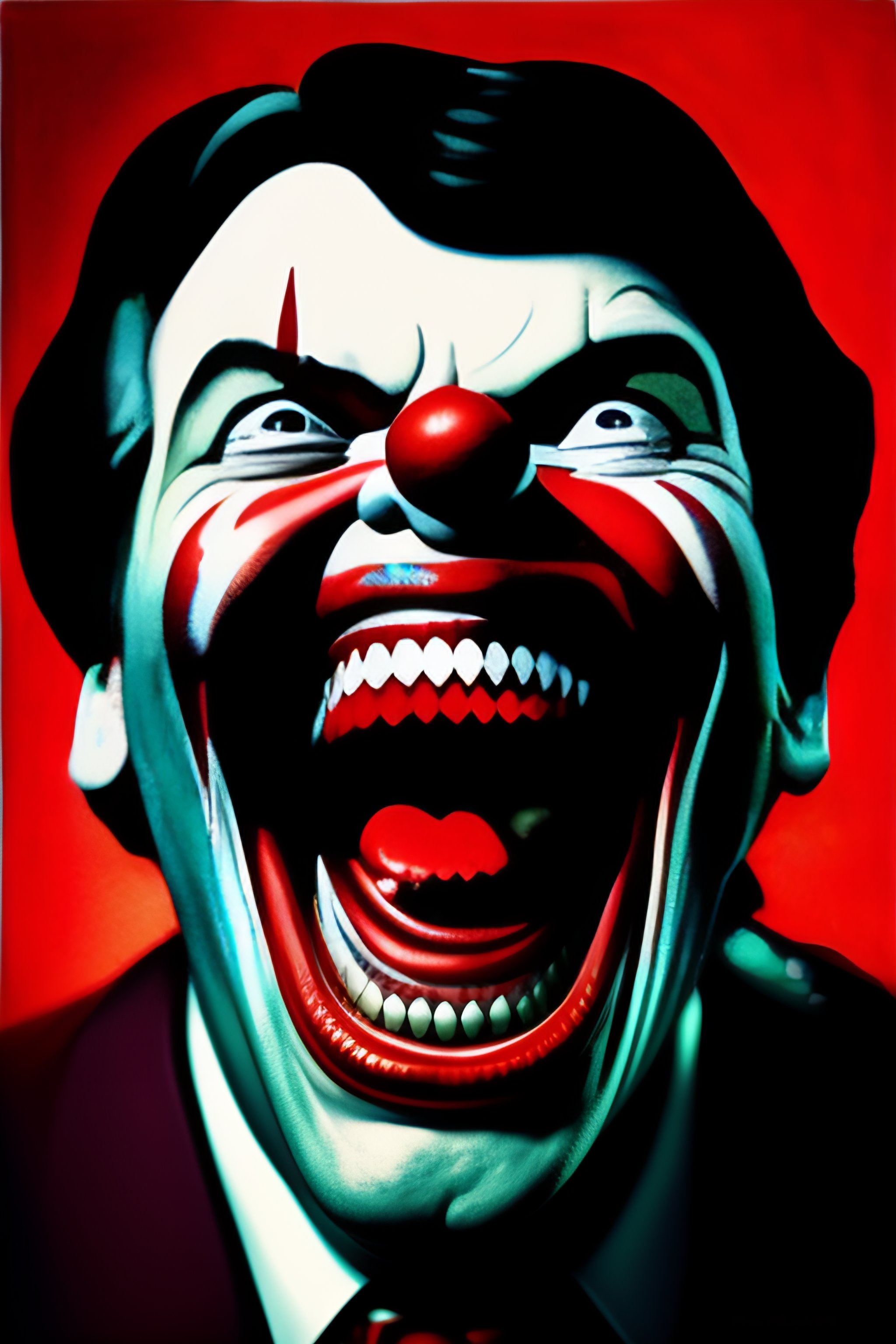 Lexica - Scary clown, big tooths, red mouth, stephen king , penniwise ...