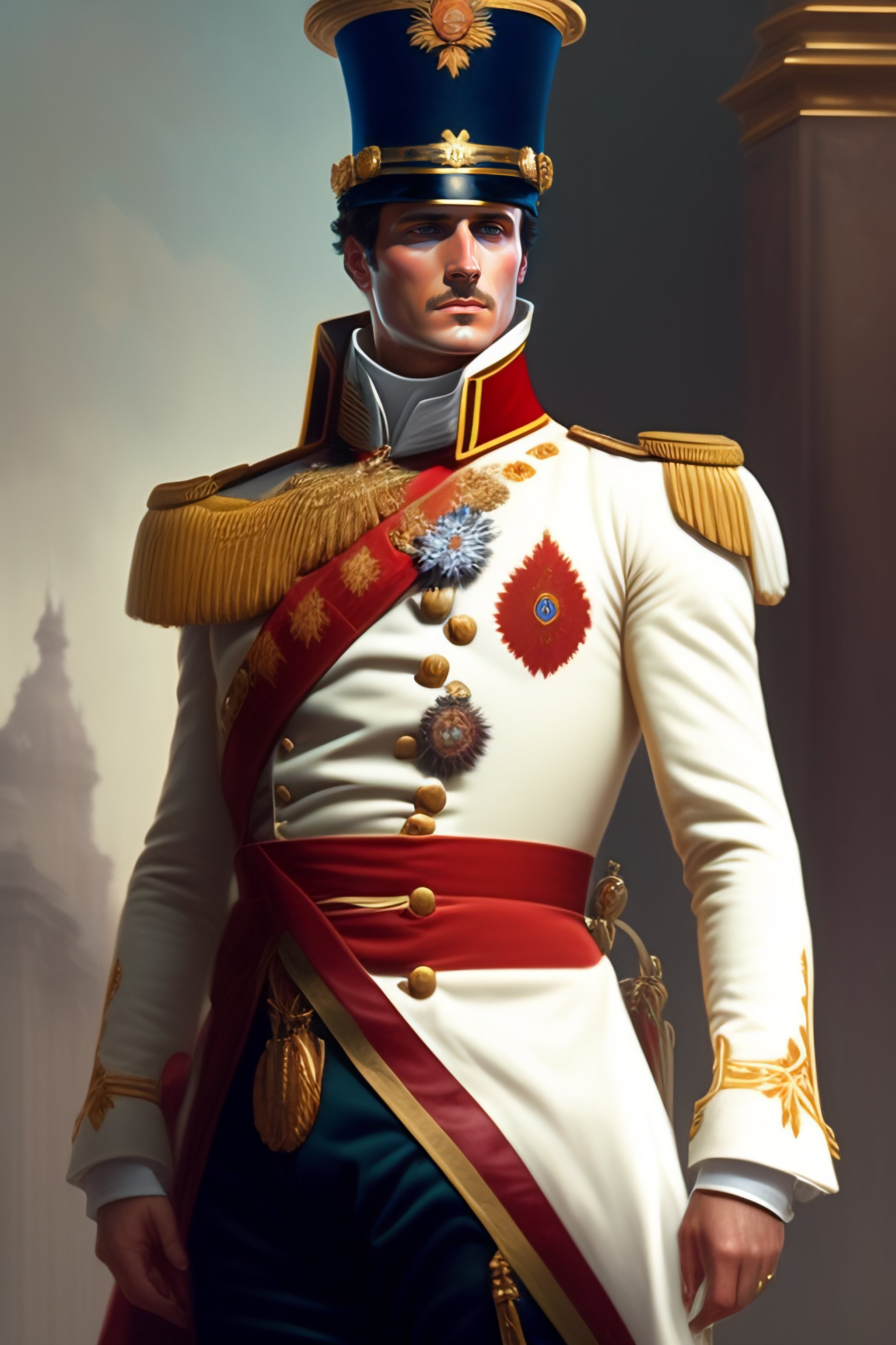 Lexica - Full body highly detailed portrait of napoleon bonaparte , by ...