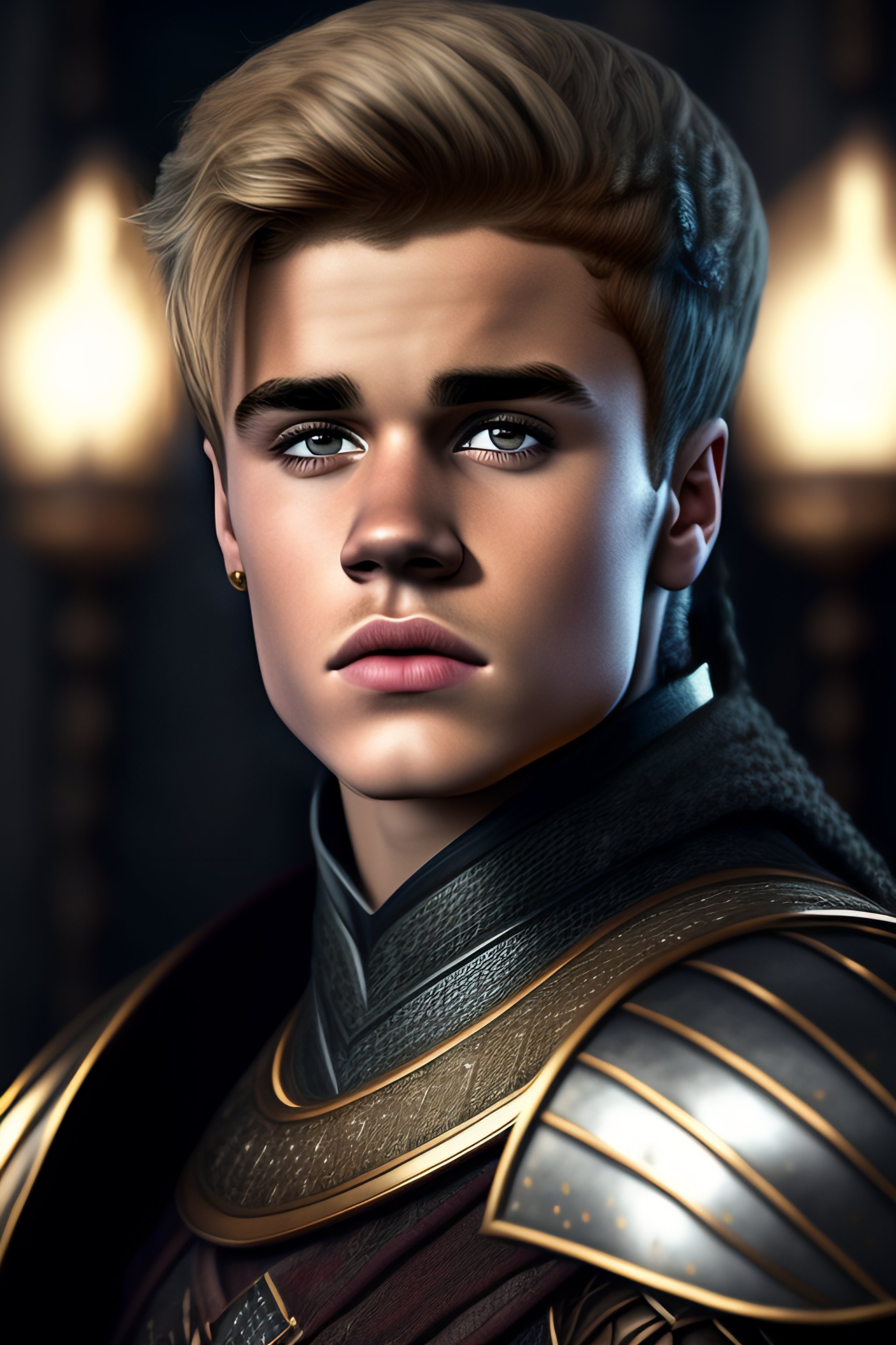 Lexica - Justin Bieber looking surprised in game of thrones style, 8k ...