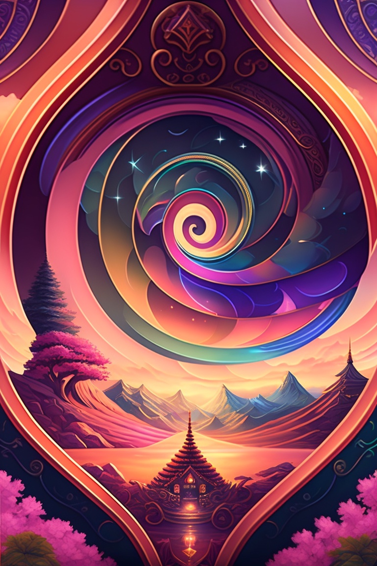 Lexica - 90s anime vintage anime, spiral pattern , detailed, high ...