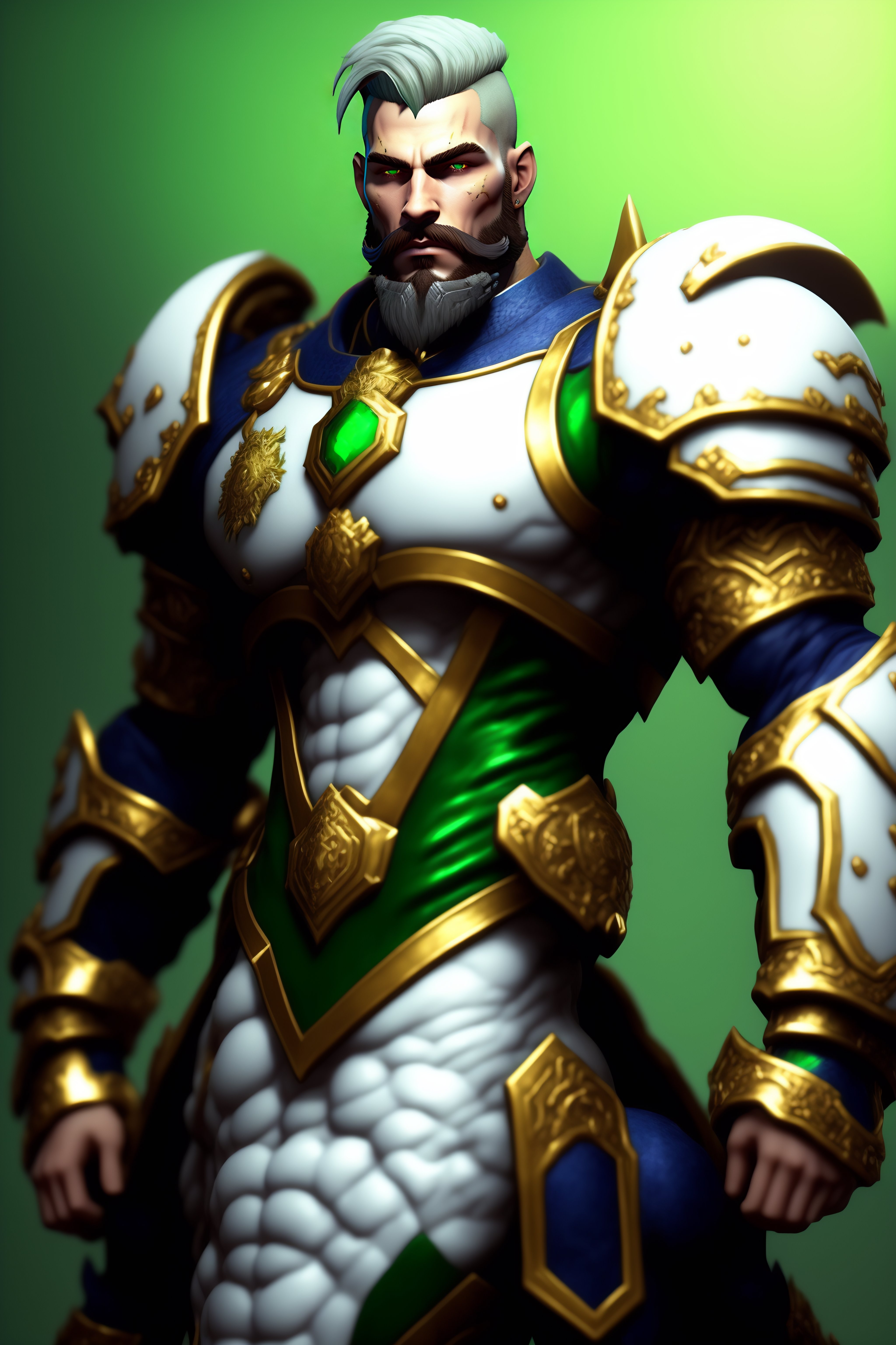 Lexica - Lionel johnson from warhammer full body image, white skin ...