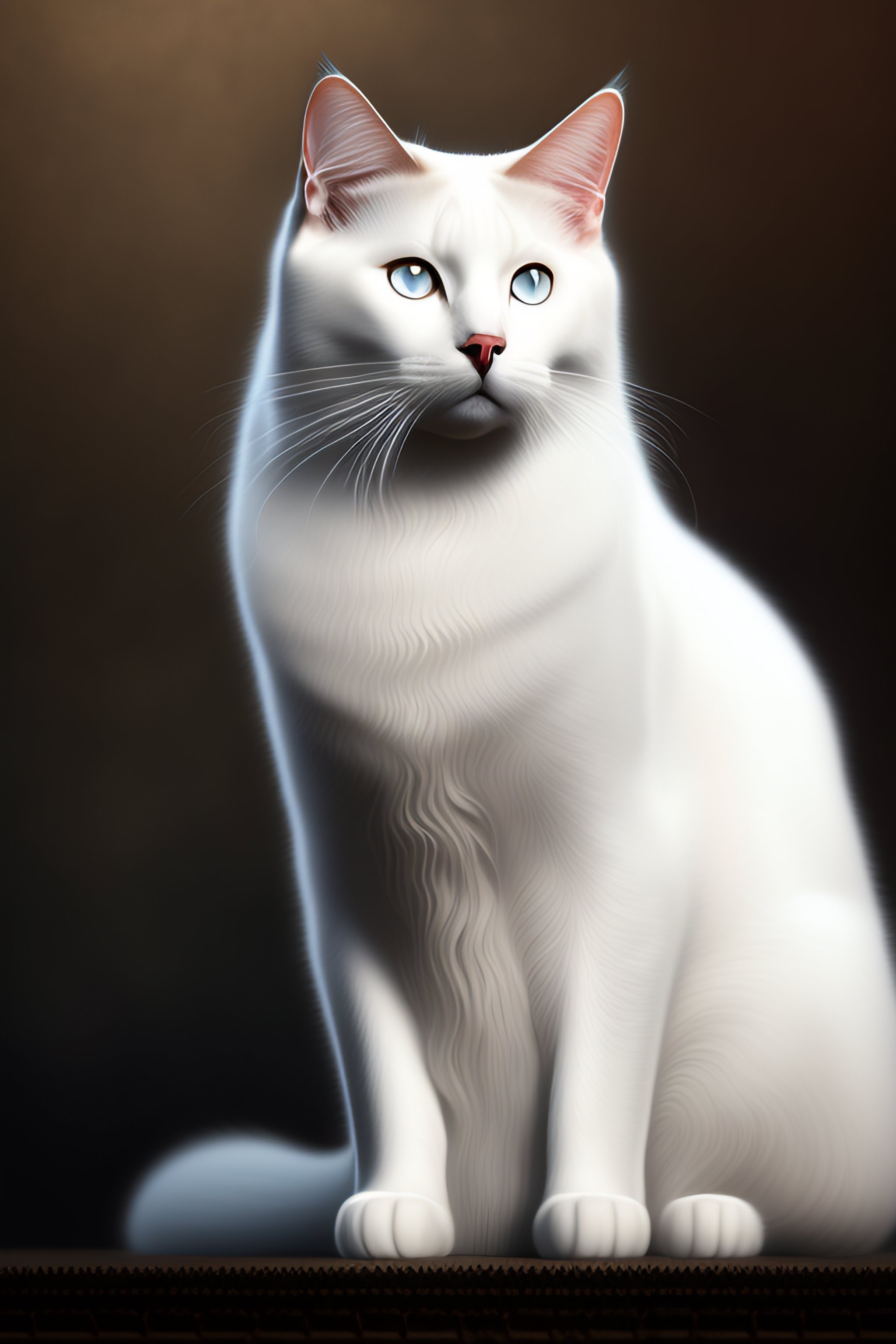 Beautiful White Cat
