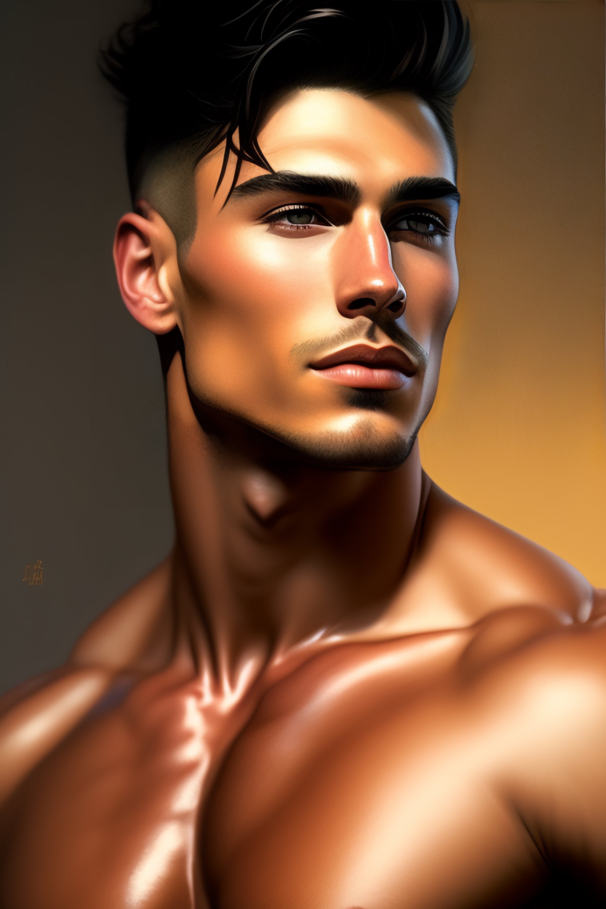 Lexica - Photorealistic portrait of a young butch professional man ...