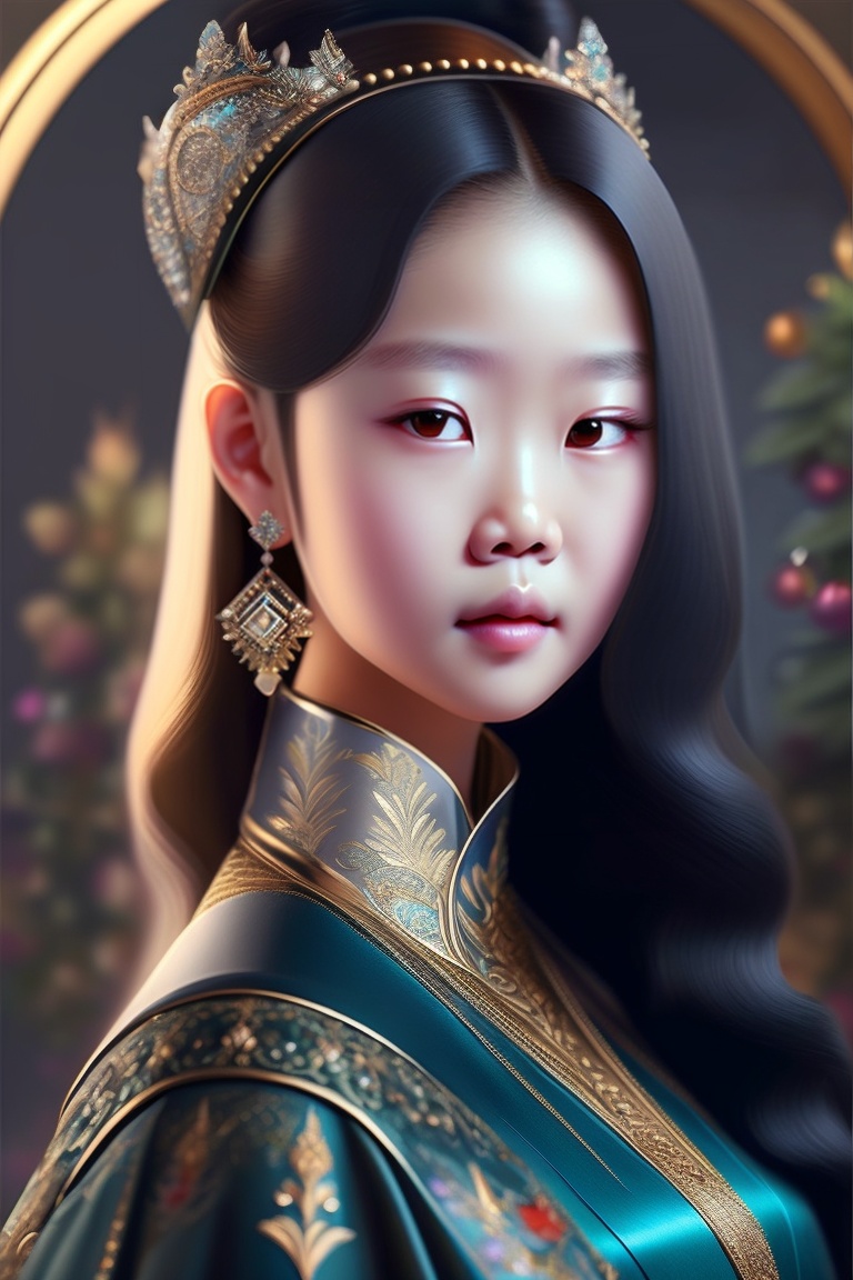 Lexica - Jennie of BLACKPINK in Jasmine Princess, 2 Bubble Hairs, Black ...