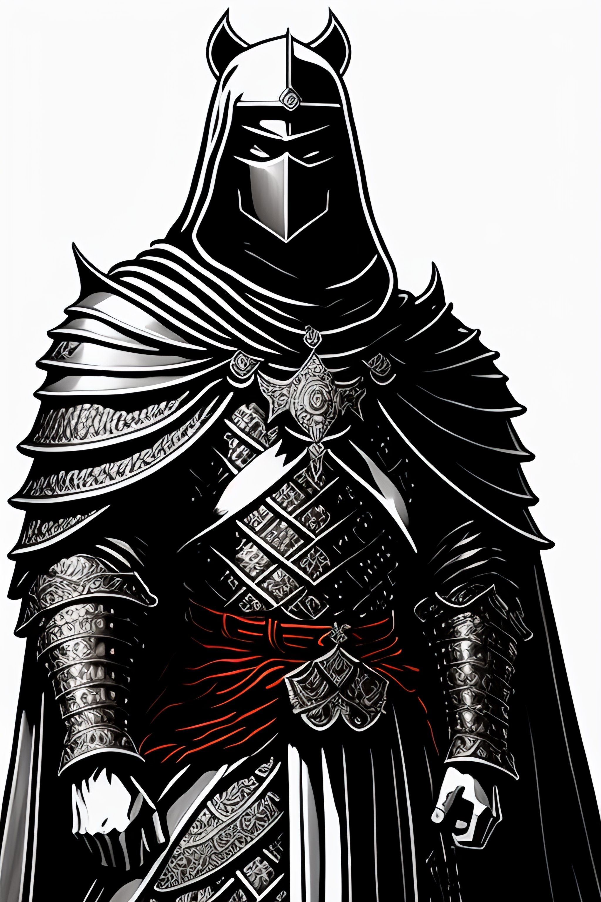 Lexica - Christian knight, crusader, templar, knight, Drawing in the ...