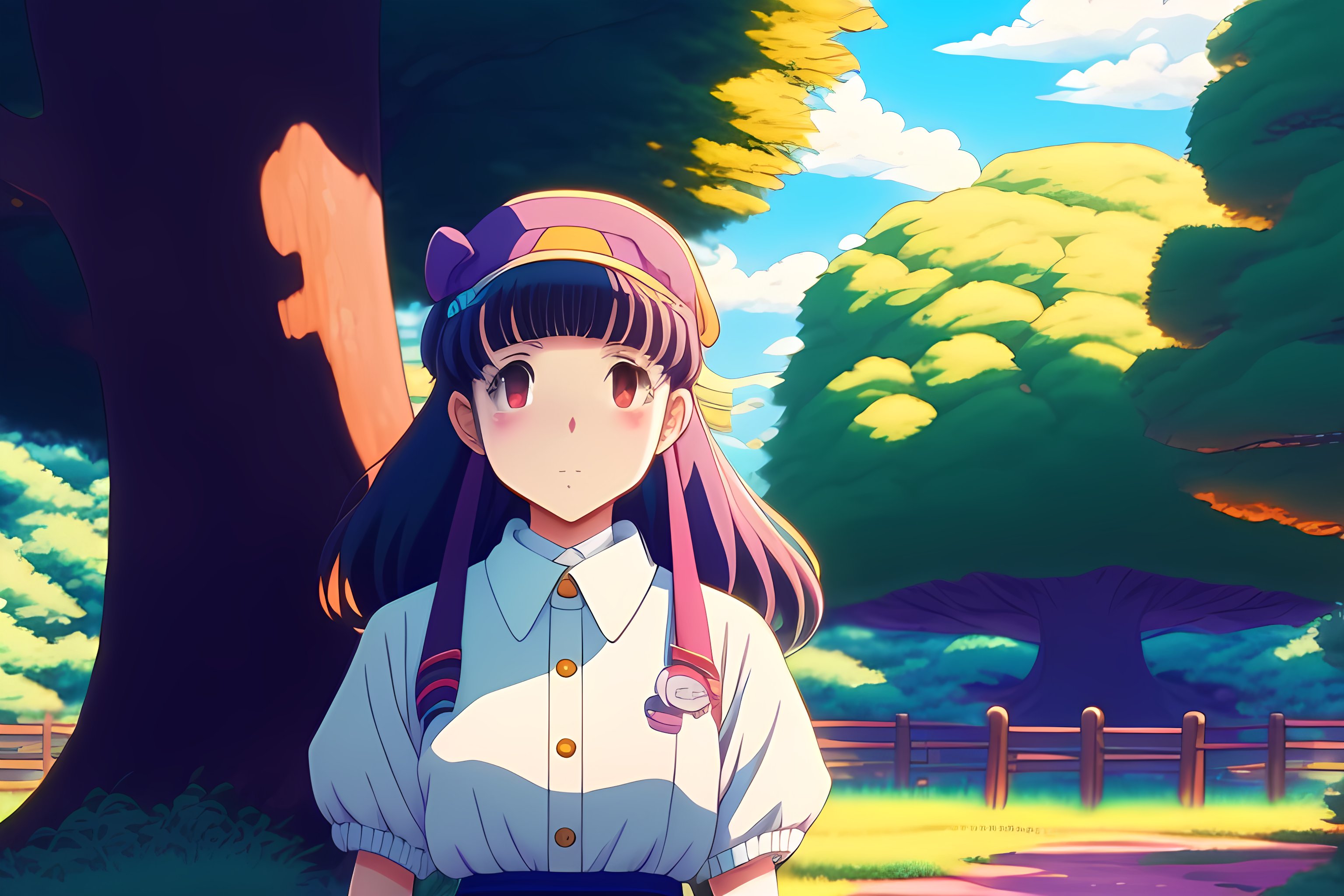 Lexica - 90's anime vintage anime screenshot joyful school girl stay in ...