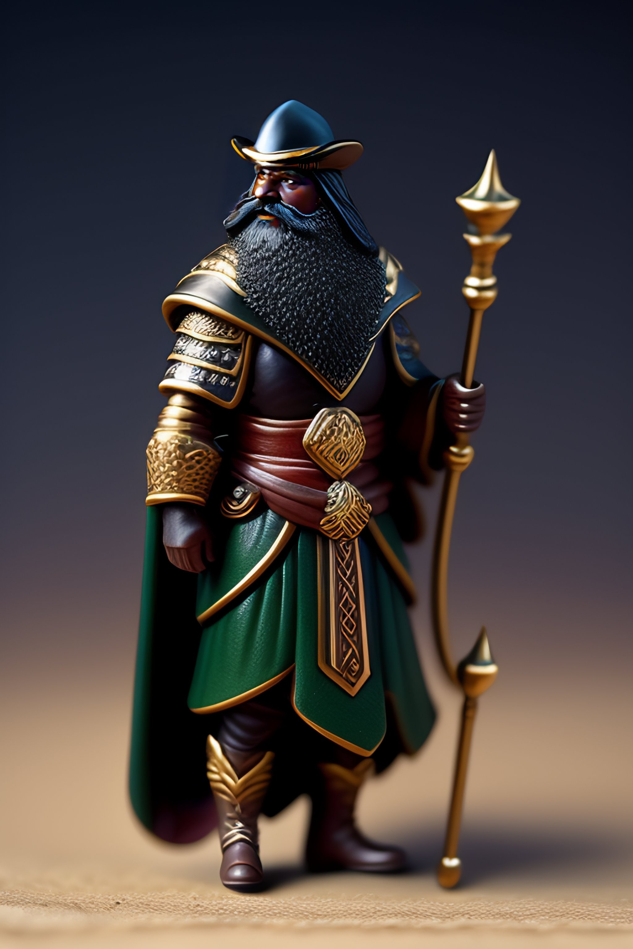 Lexica - Turtle-man wizard with staff