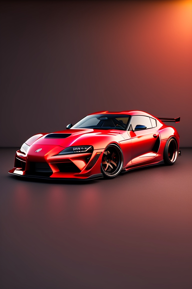 Lexica - Photo of red Supra , black wheels bbs, highly detailed ...