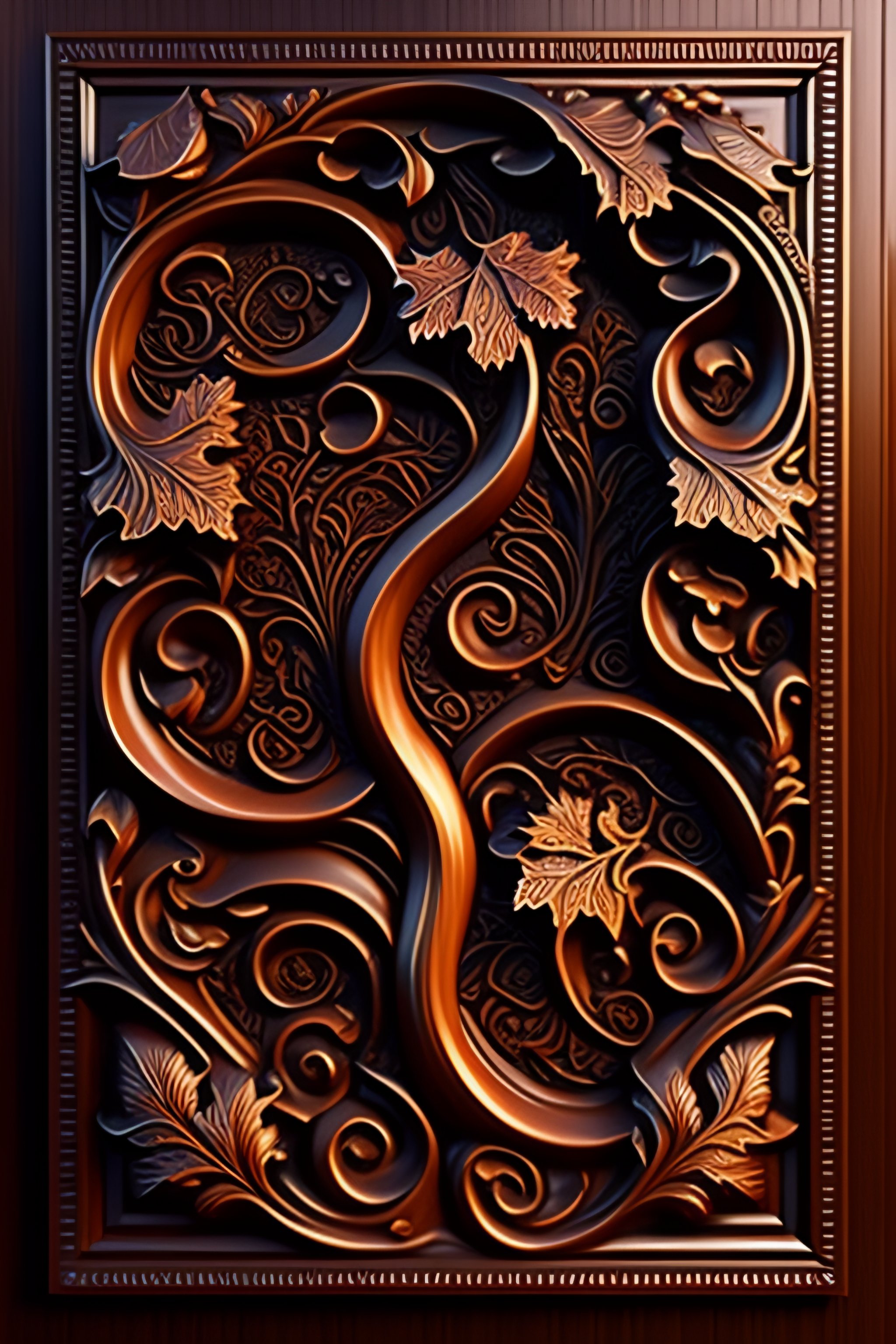 Lexica - Grape vines climbing, infinite detail, wood carving with ...