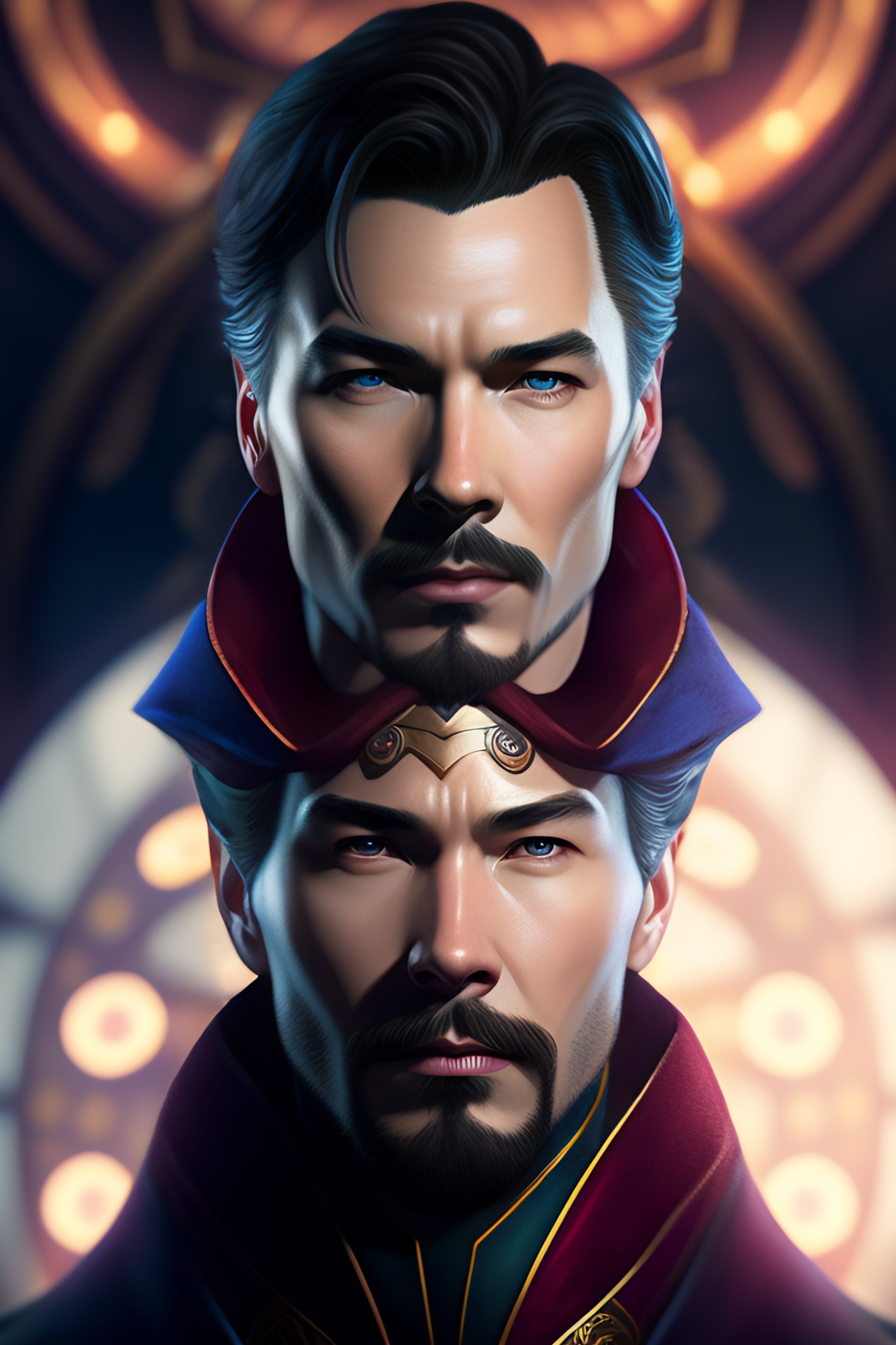 Lexica - Doctor strange, realistic portrait, symmetrical, highly ...