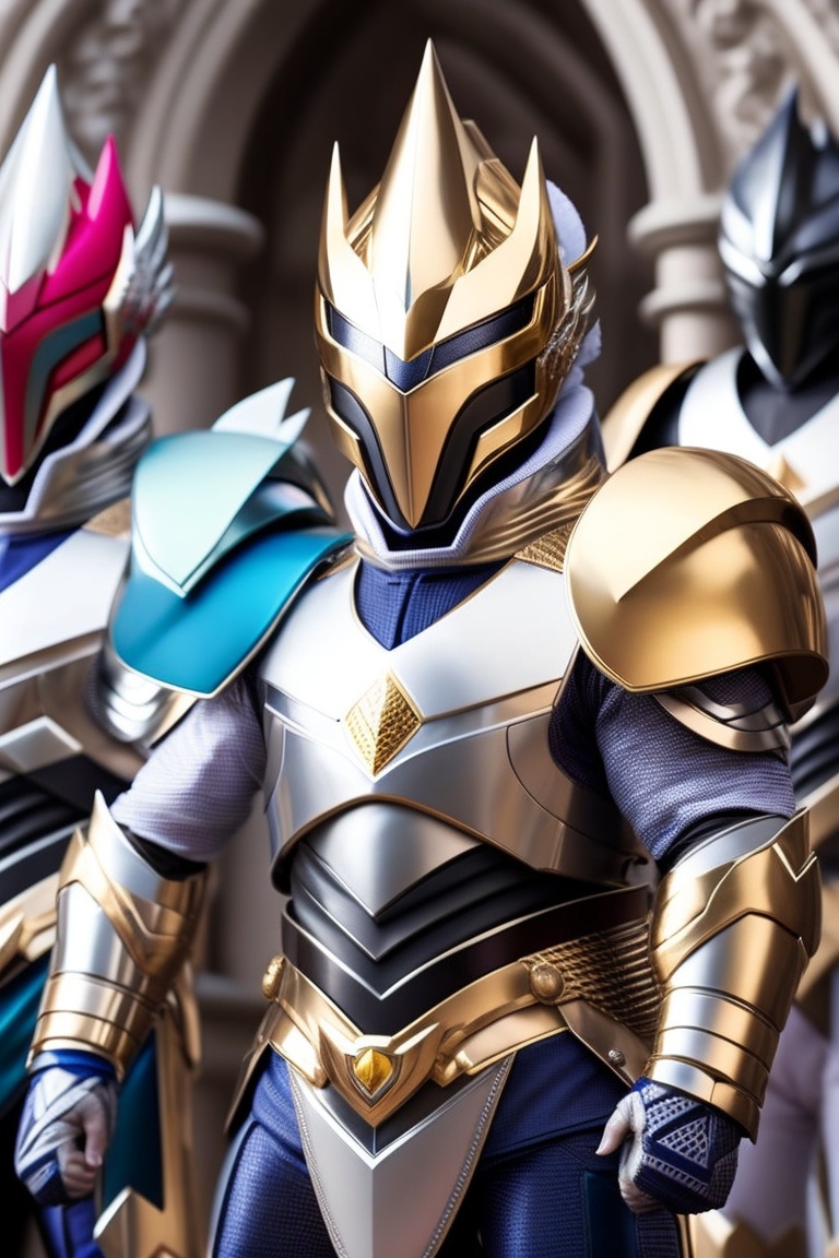 Lexica - Power Ranger team made up of dragon riders, their suits as ...