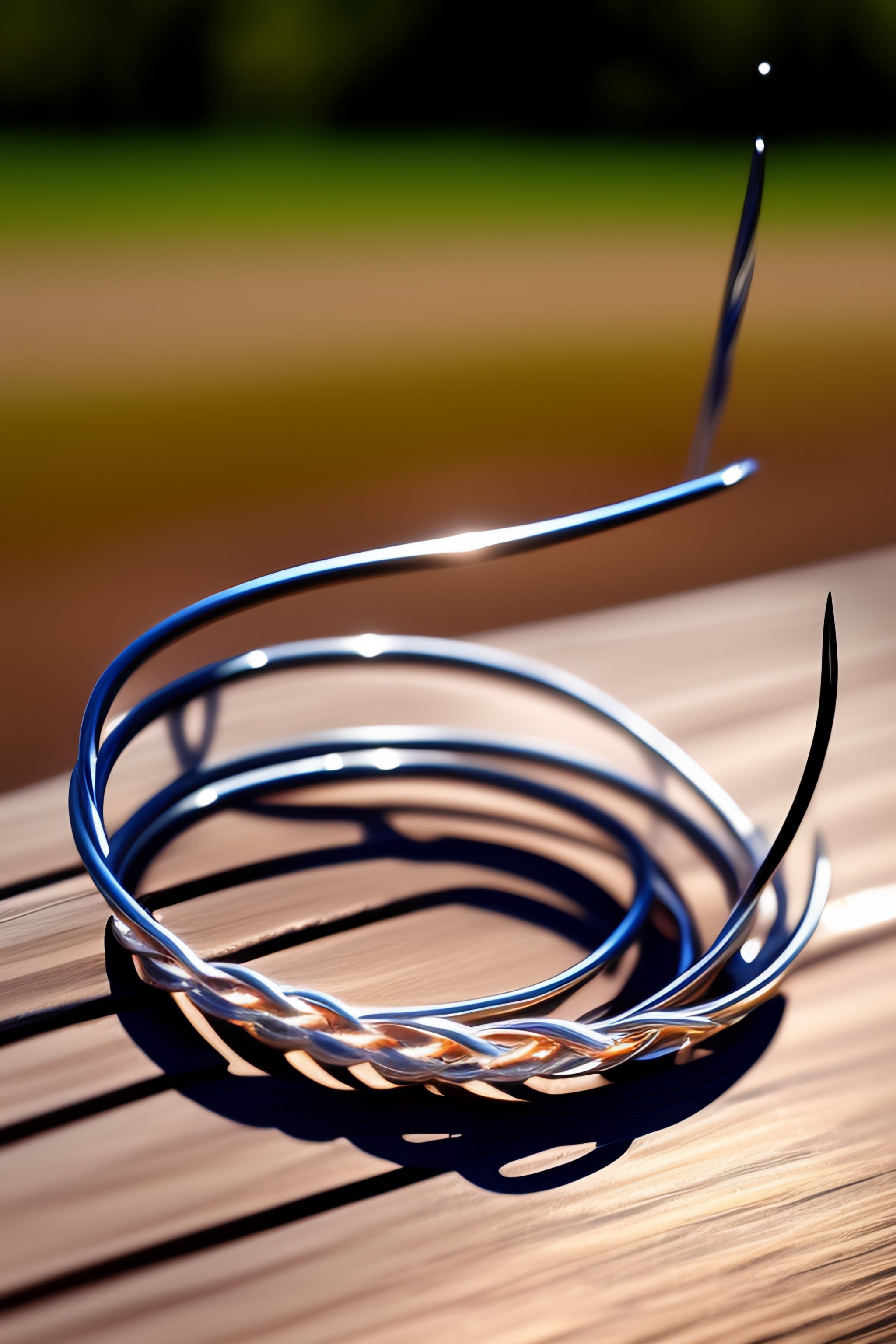 Lexica - A barbed wire chrome transparent