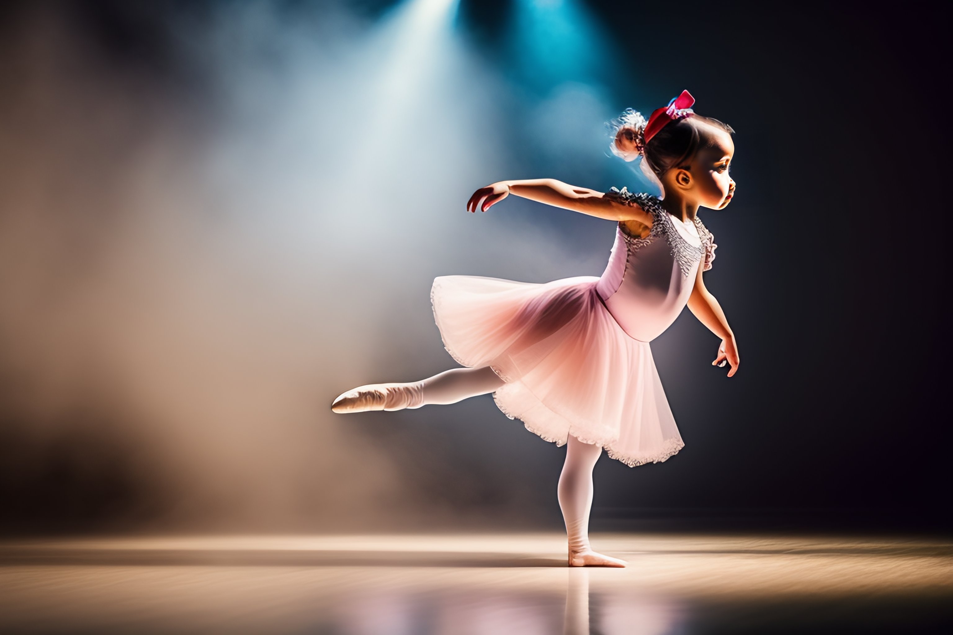 Lexica - Portrait of ballerina piglet dancing ballet on stage
