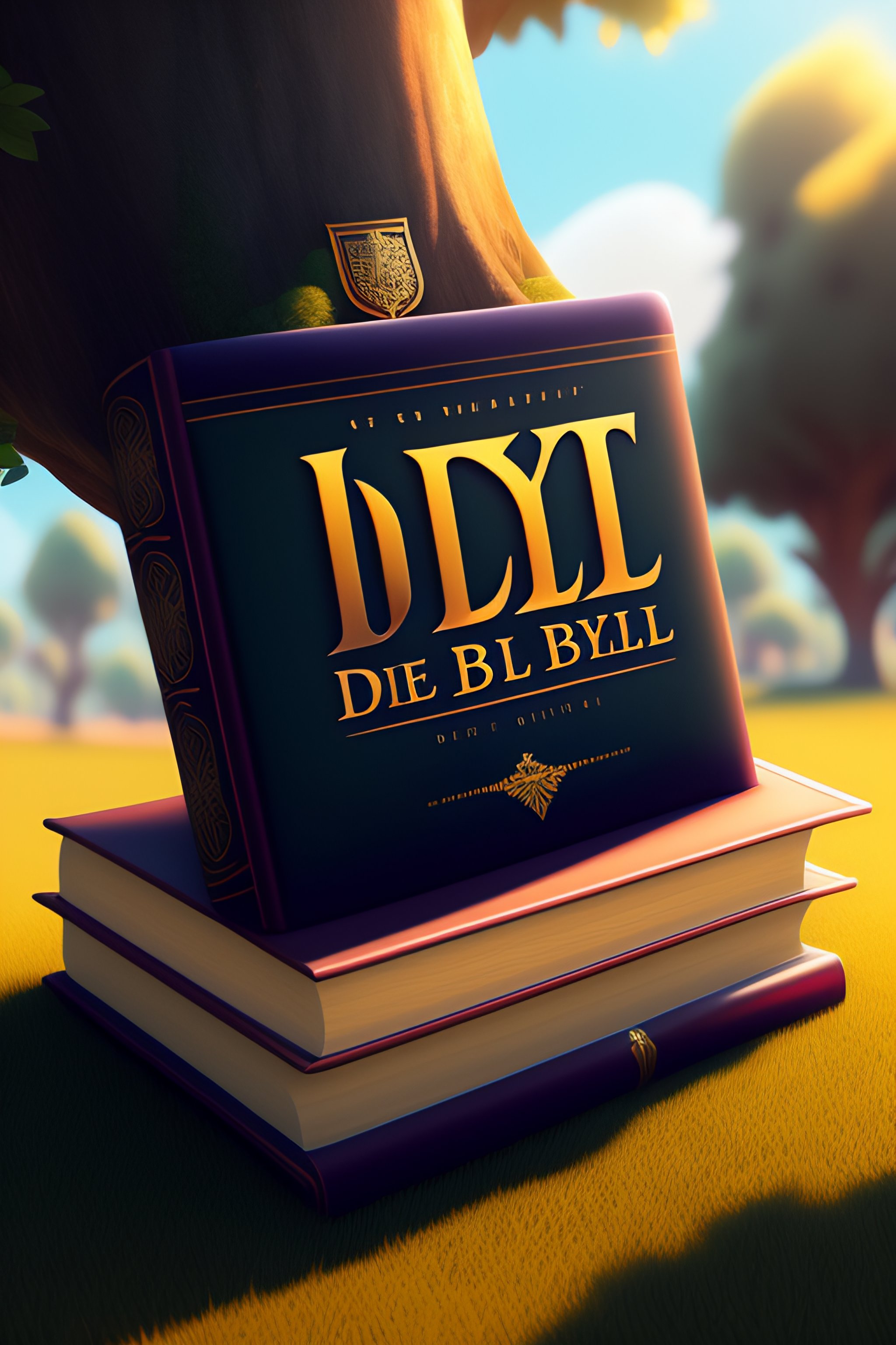Lexica - Big book with the words DIE BYBEL on cover ,unreal engine ...