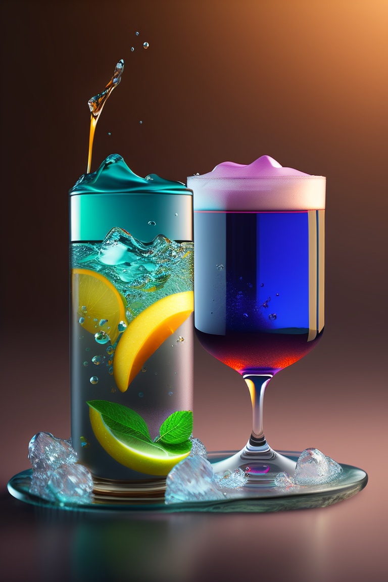 Lexica - Coldrink bannner,with water