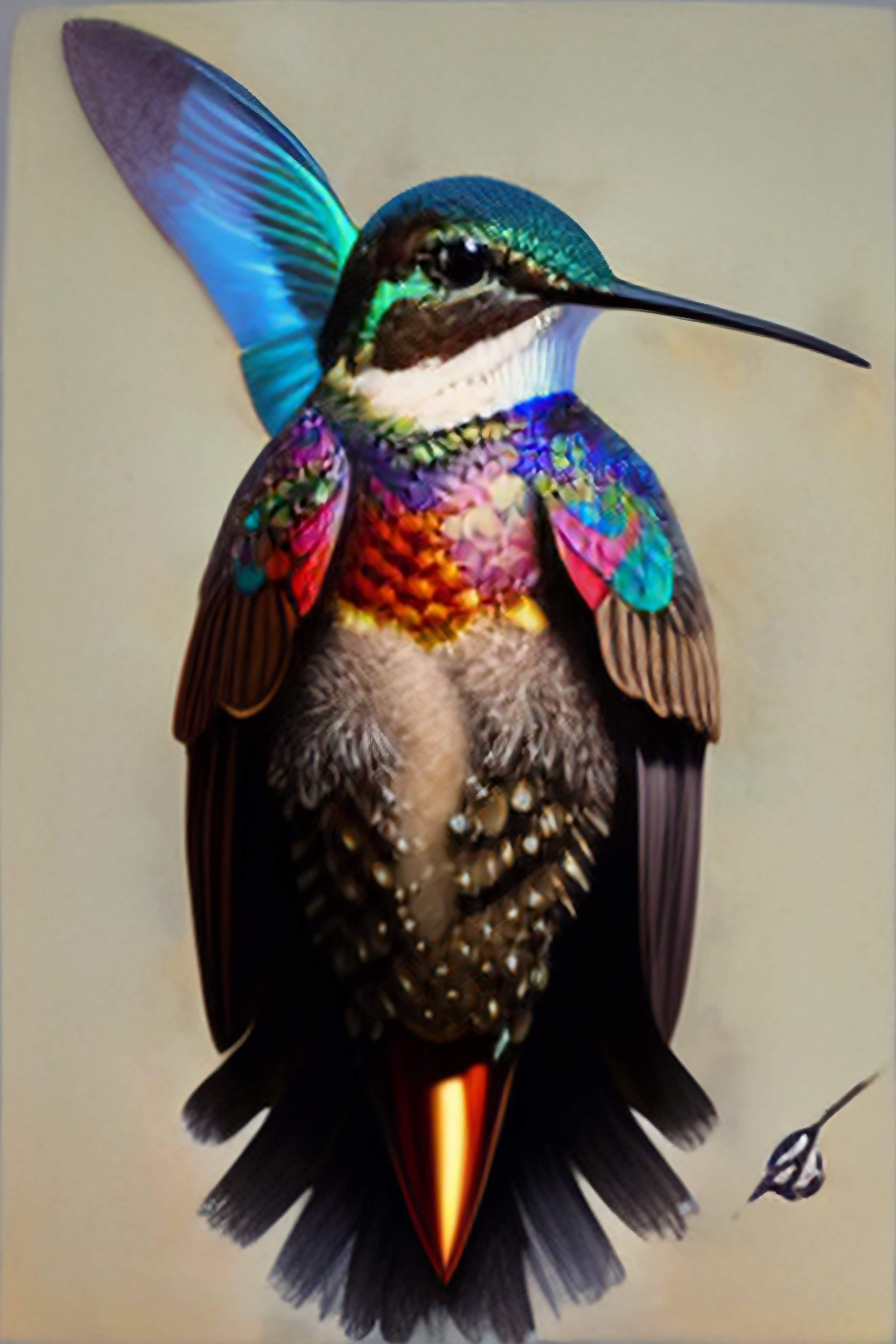 Lexica - Hummingbird, armor, and realistic to produce a highly ...