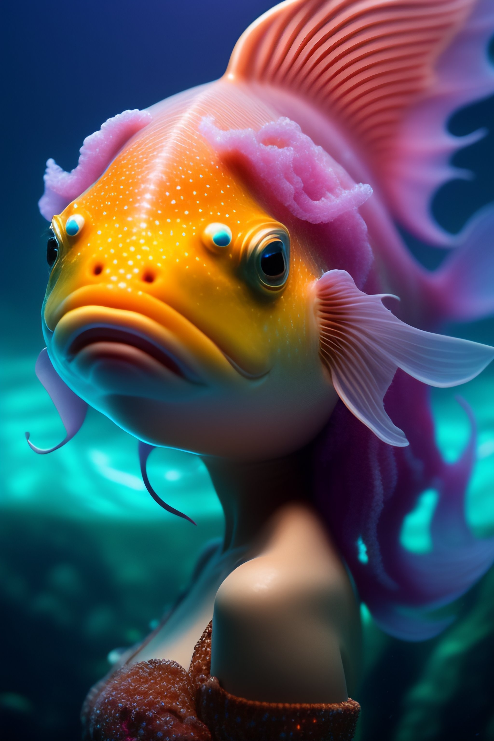 Lexica - Angler fish mermaid