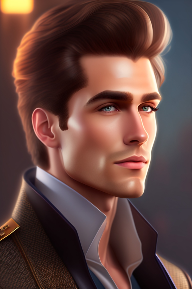 Lexica - A men,Attractive,Handsome,speaking