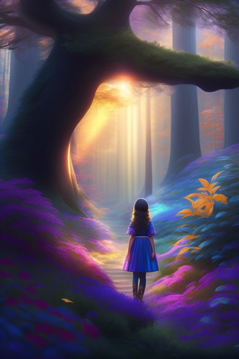 Lexica - One day, as lily wandered deeper into the woods, she stumbled ...