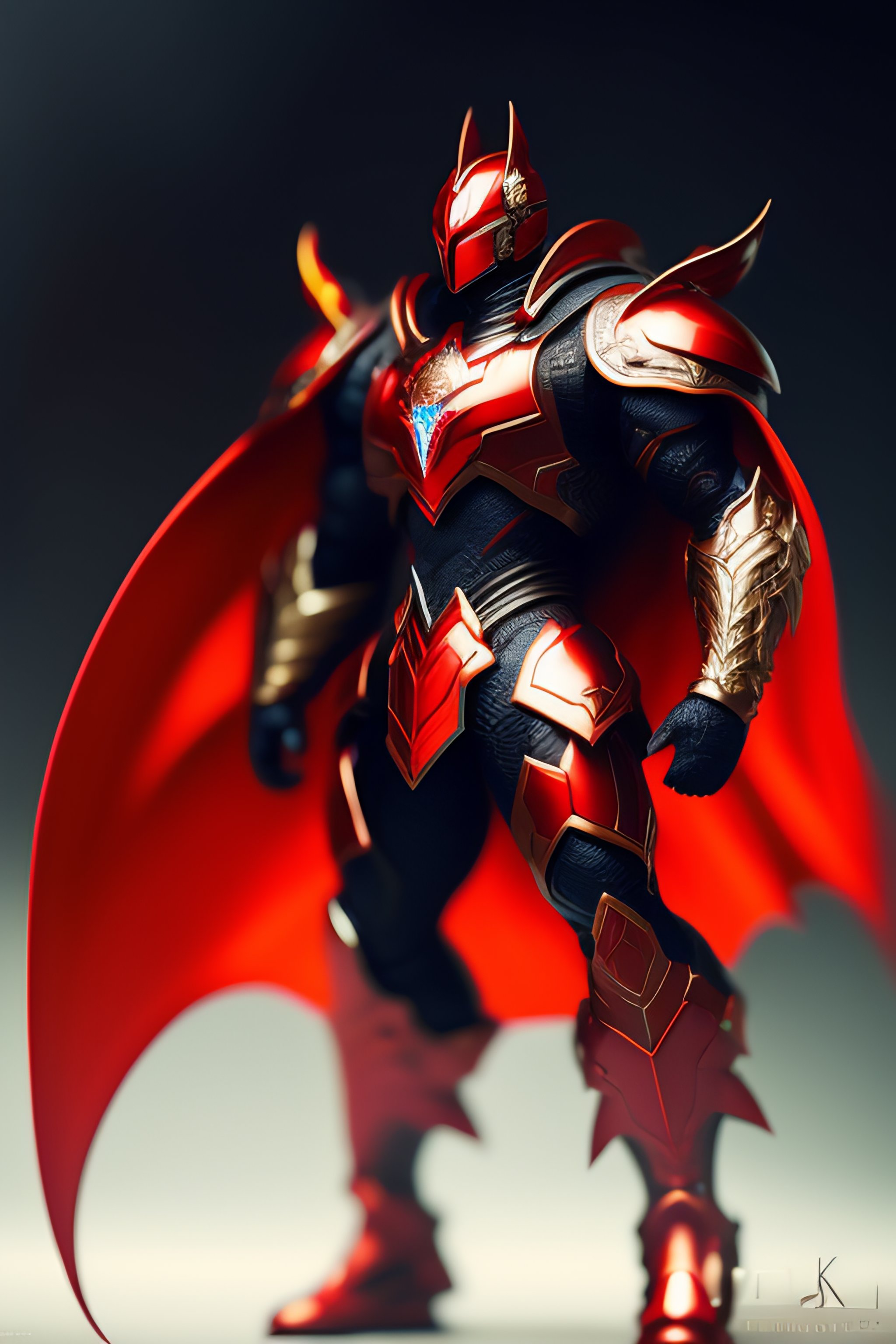 Lexica - The conqueror super villain, cyborg, robotic armor crimson ...