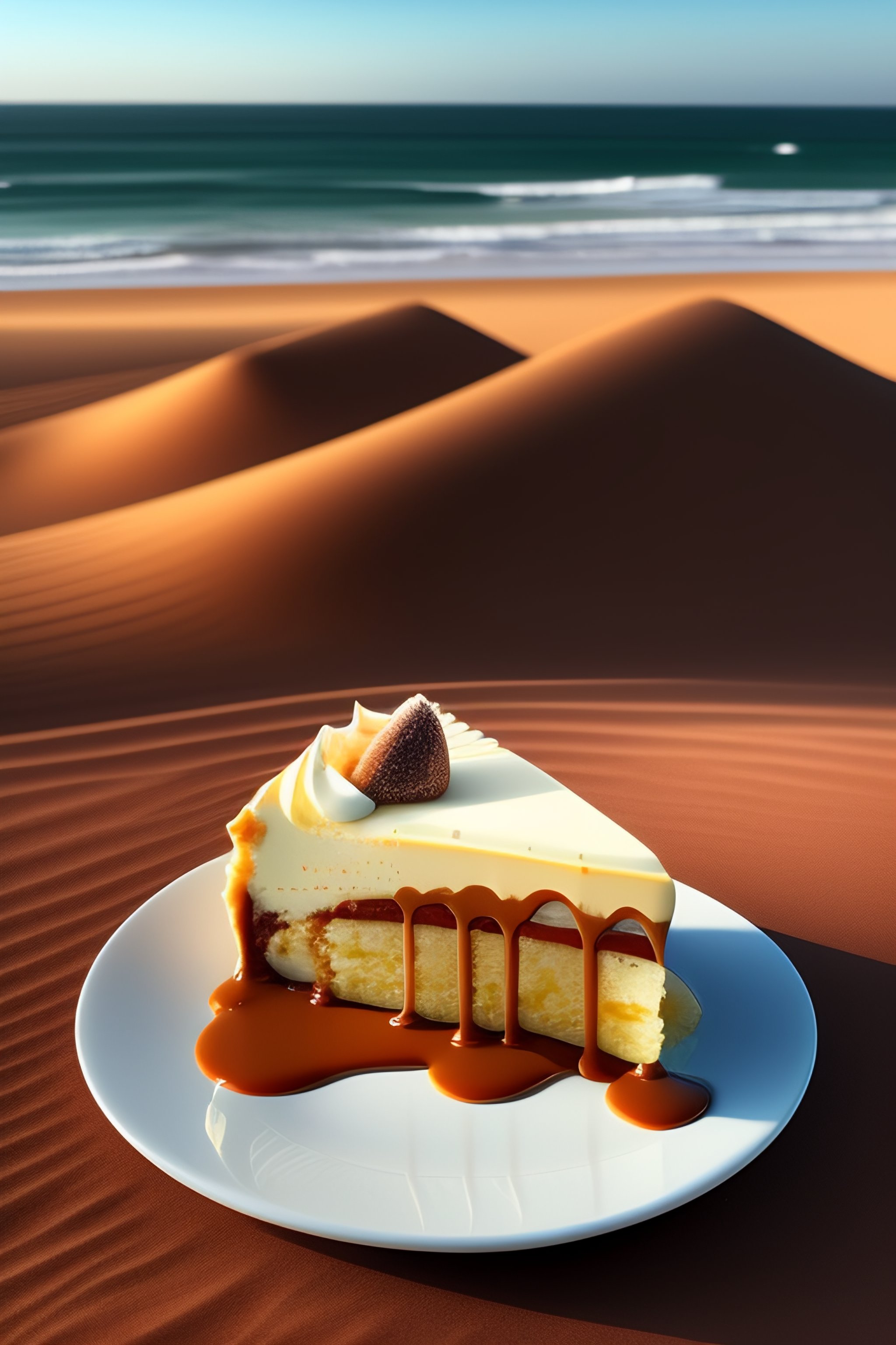 Lexica - Ronaldo crying in dessert