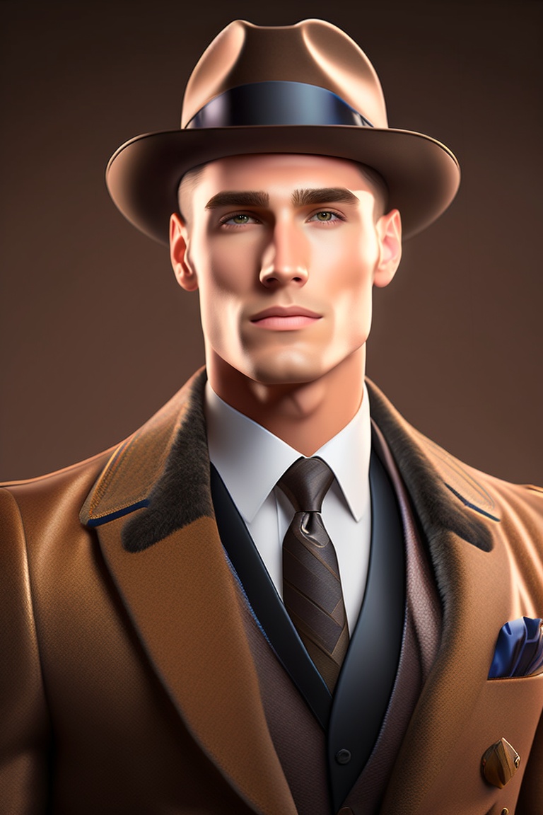 Lexica - Handsome, cool, dignified man in formal attire