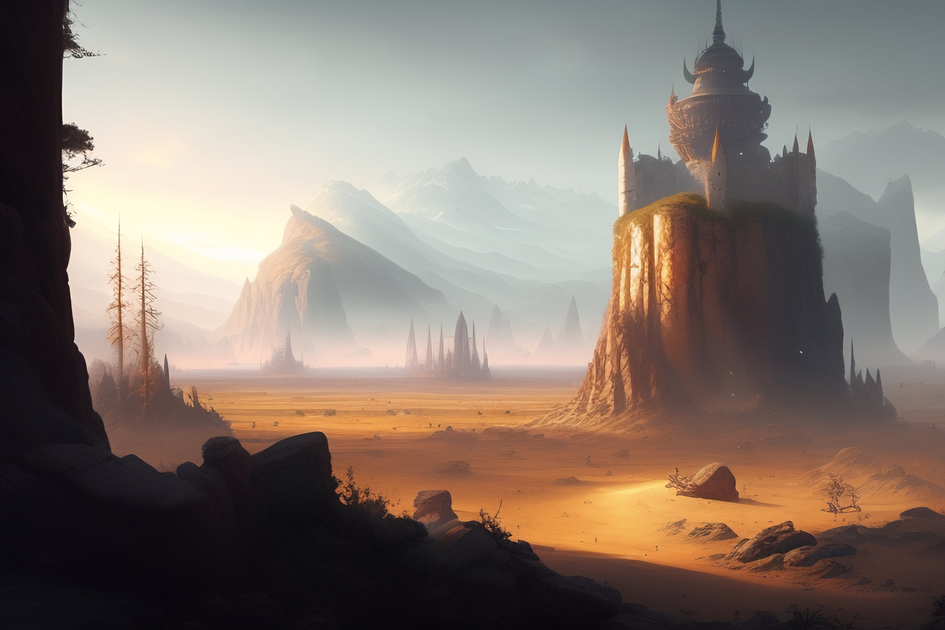 Lexica - A medieval wasteland, epic atmosphere, by greg rutkowski ...