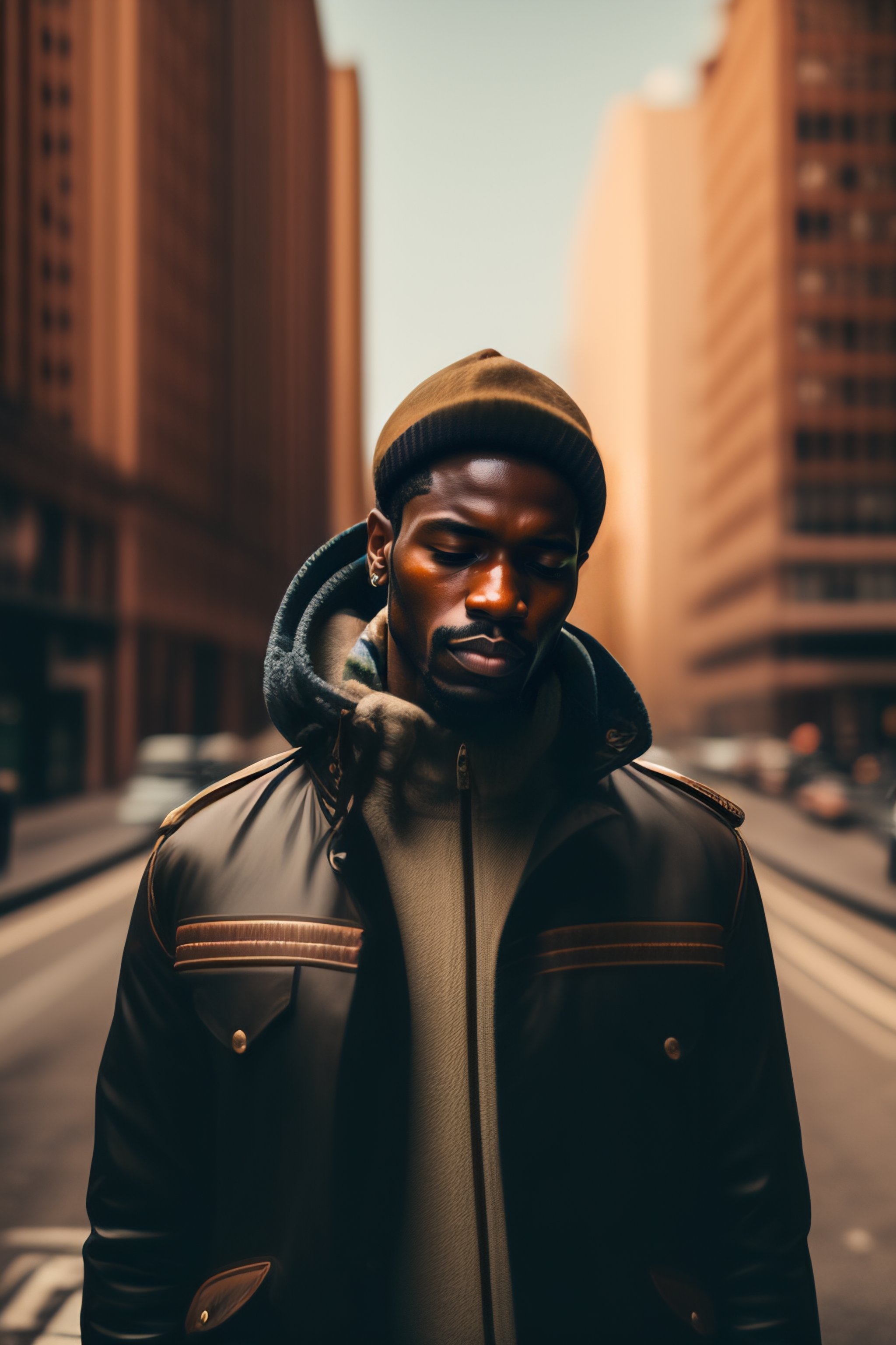 Lexica - Portrait of a headless man