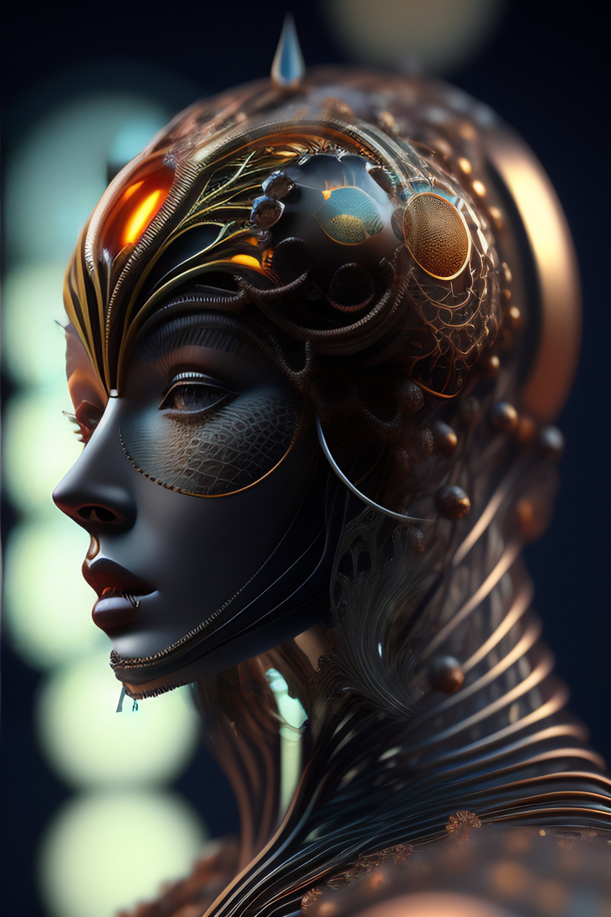 Lexica - Complex 3d render ultra detailed of a real face camera Mickael ...