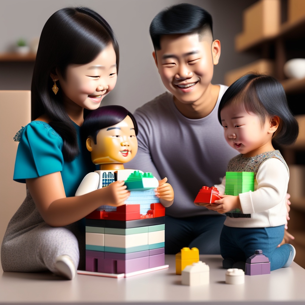 Lexica - A young Singaporean couple is gifting Lego toys to their two ...