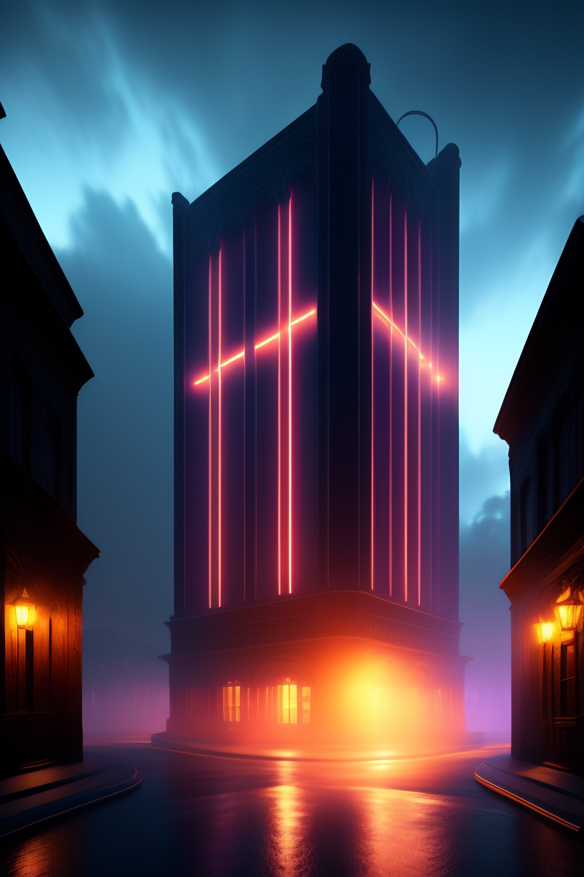 Lexica - Volumetric lighting, epic, hazy lights, jack the ripper ...