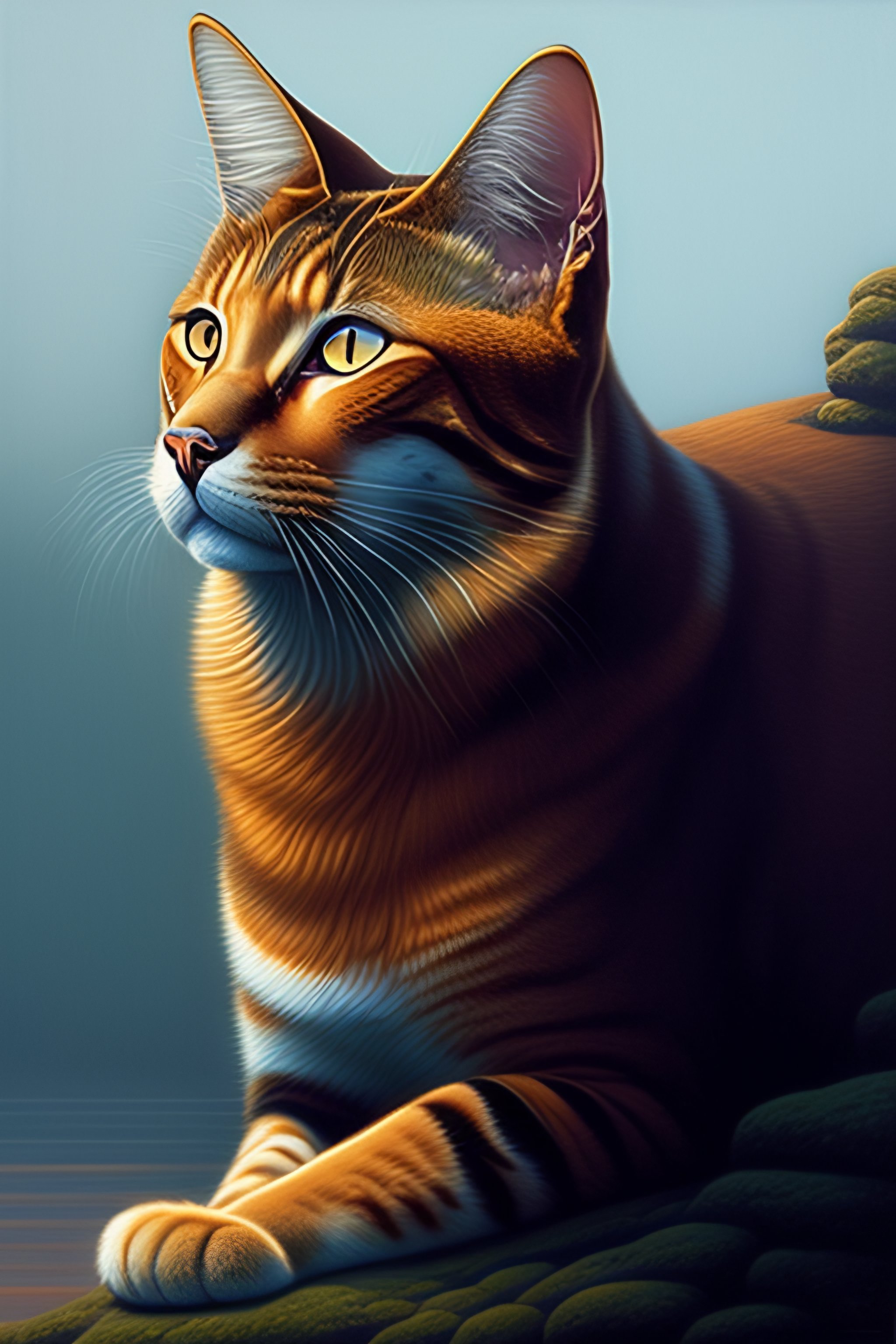 Lexica - Painting of ((cat dog)) by zdzislaw beksinski, by lewis jones ...