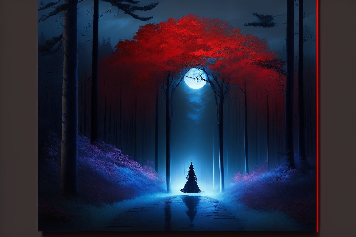 Lexica - Start with a dark, atmospheric background, perhaps an eerie ...