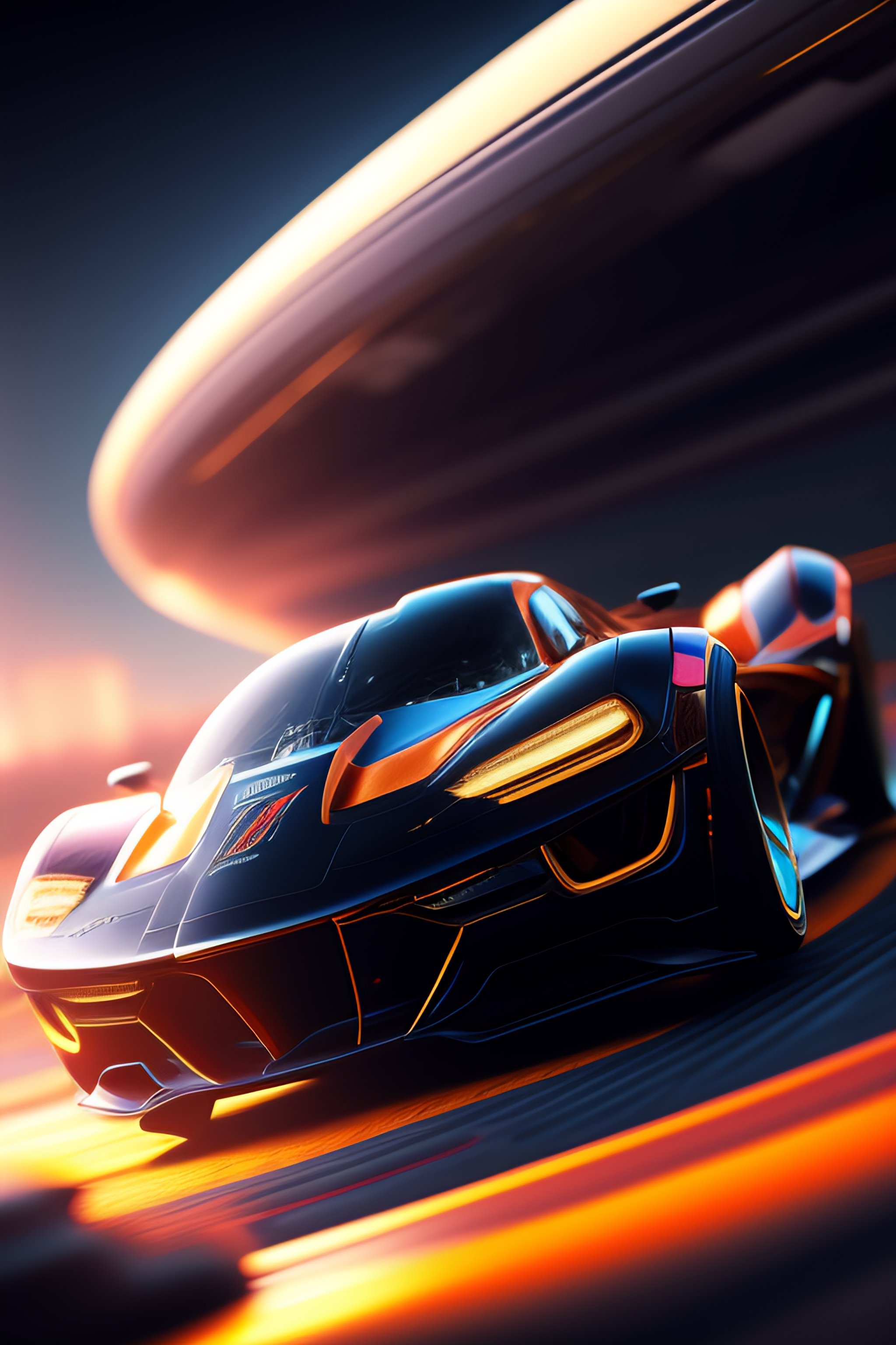 Lexica - Highly detailed futuristic cars racing in space, league of ...