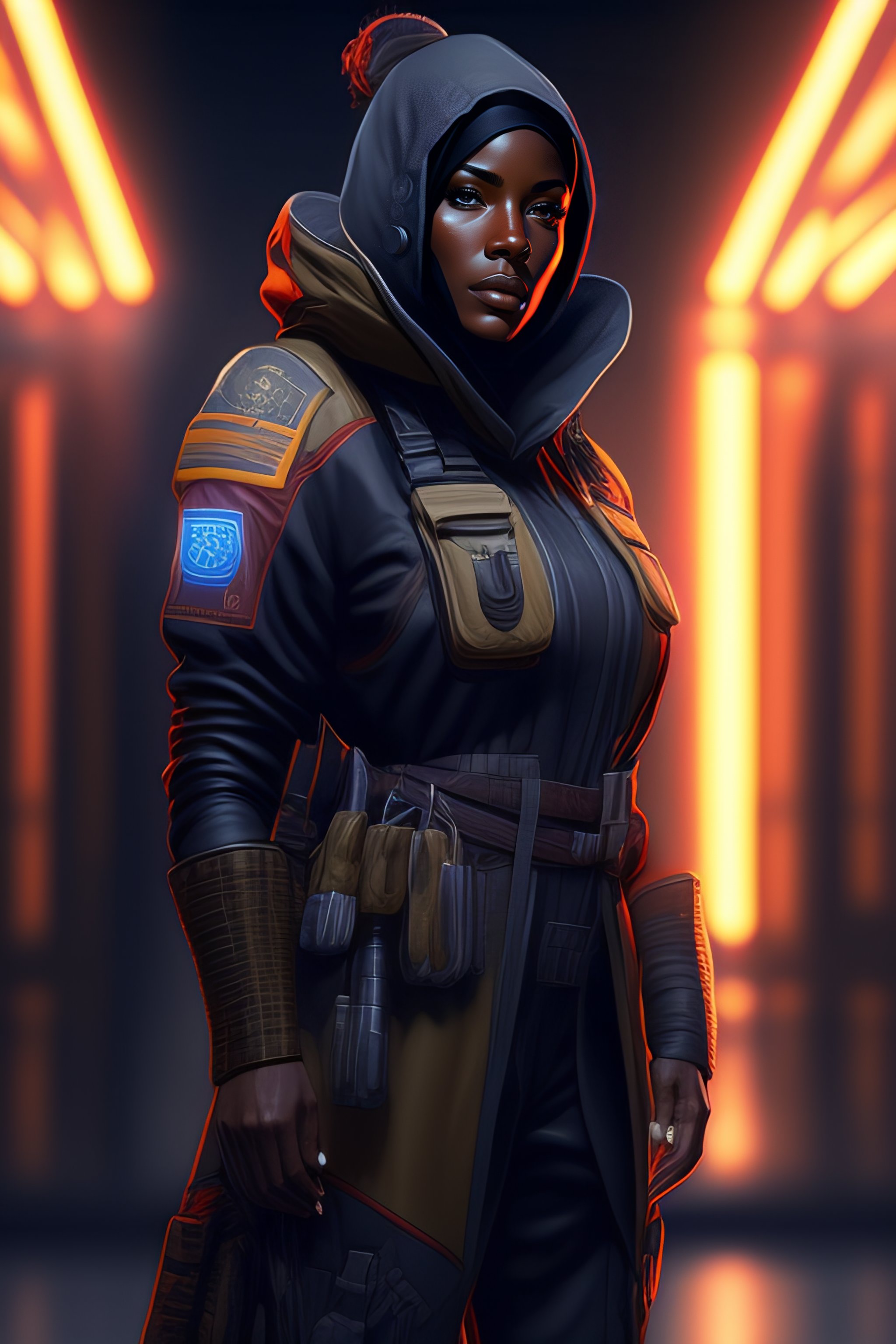 Lexica - Apex legends assassin in tactical jumpsuit. concept art by ...