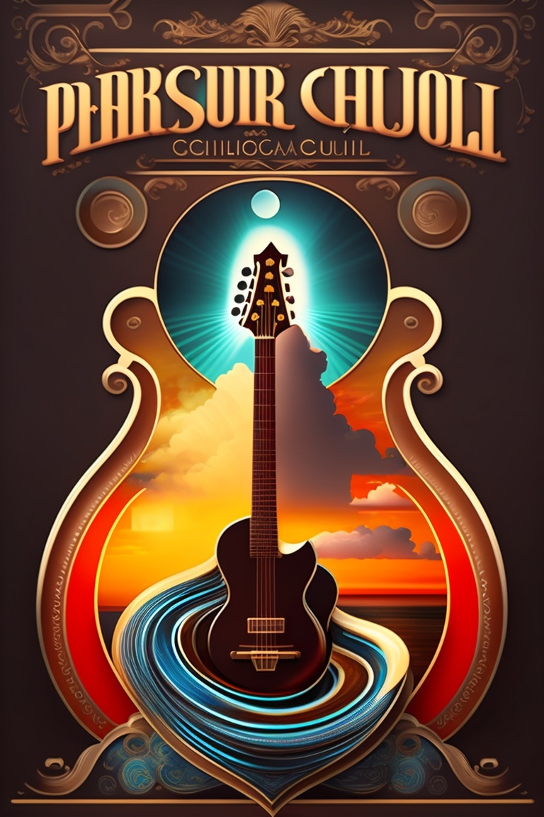 Lexica - A classical and electric guitar concert poster combining the ...
