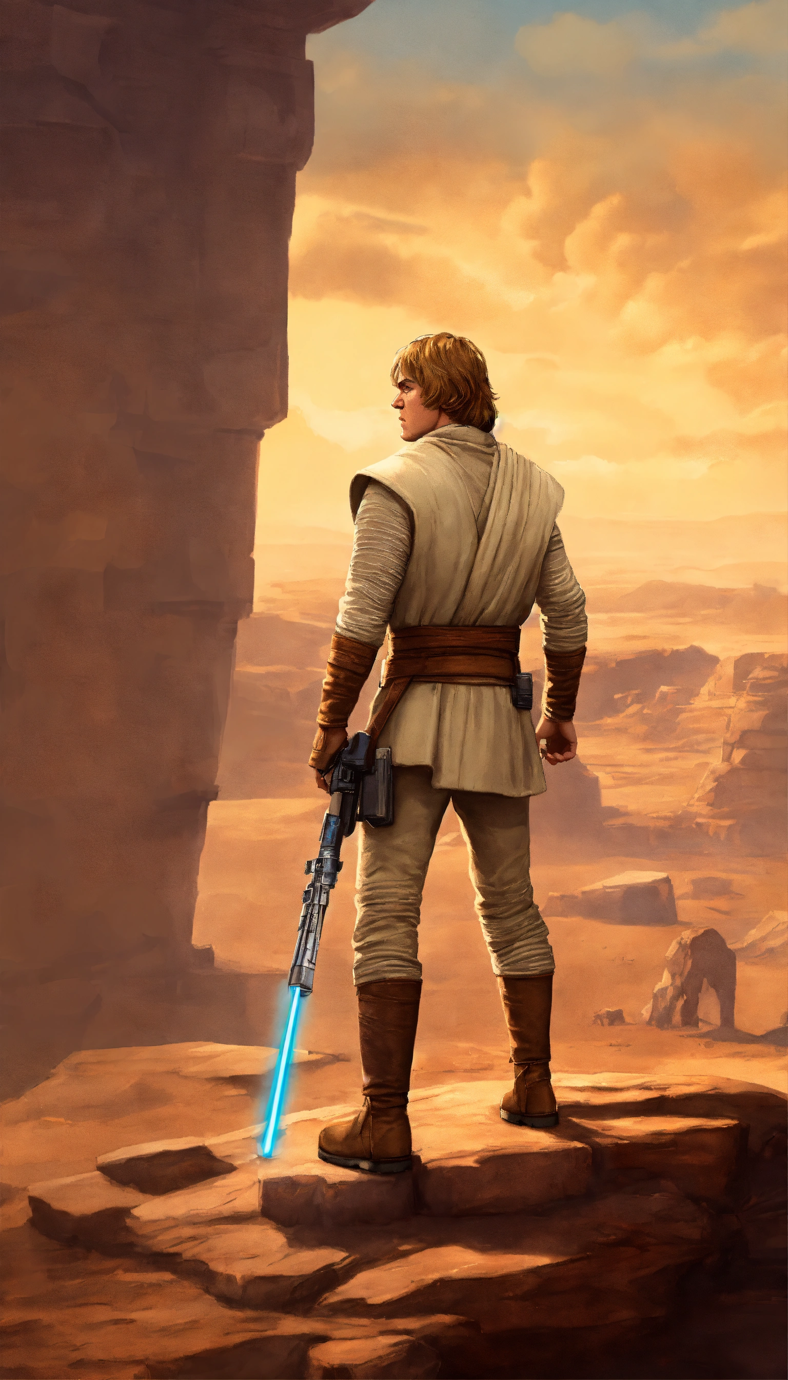 Lexica - 2D realistic platform game featuring Luke Skywalker.
