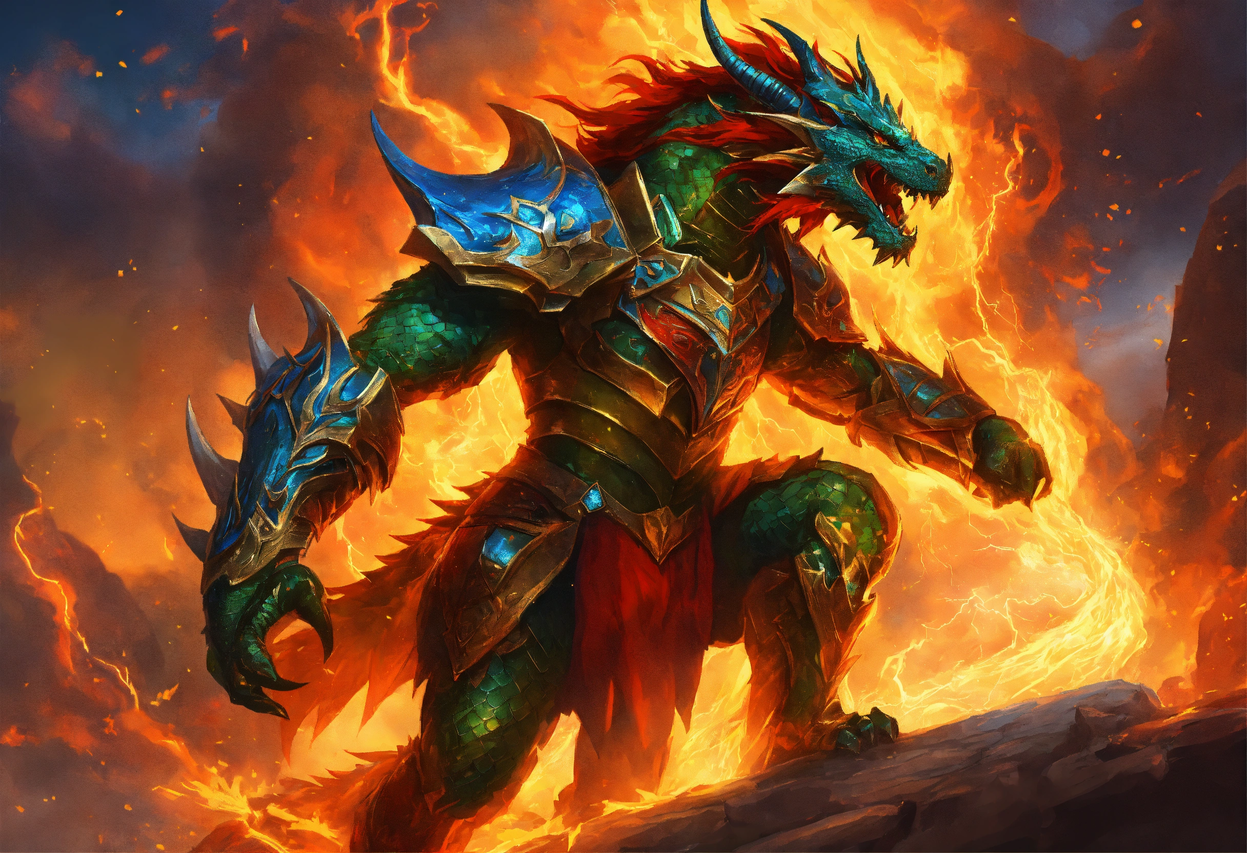 Lexica - A giant enigmatic celestial Dragonborn God, no wings in ...