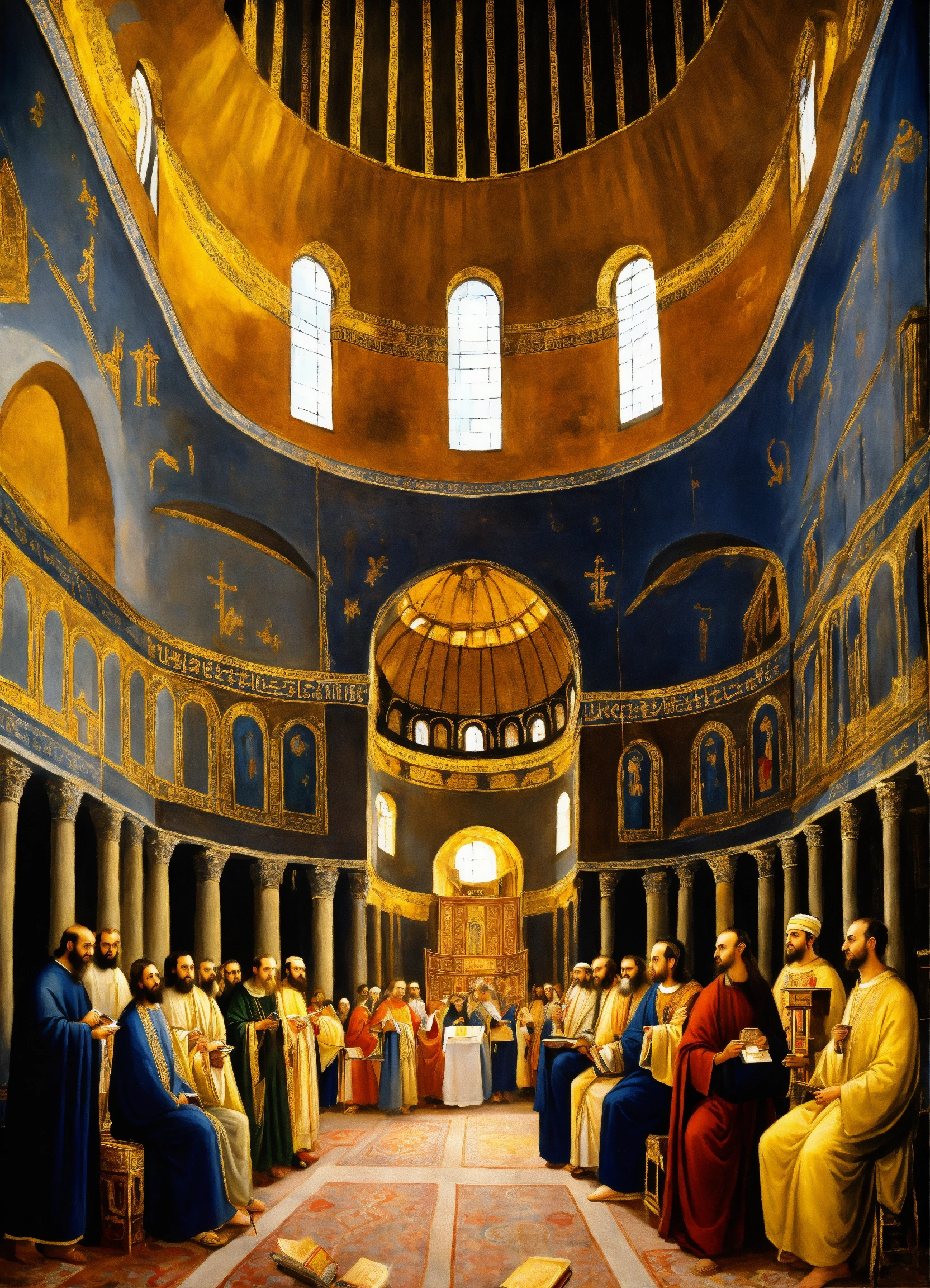 Lexica - Hagia Sophia painting liturgy in byzantine empire