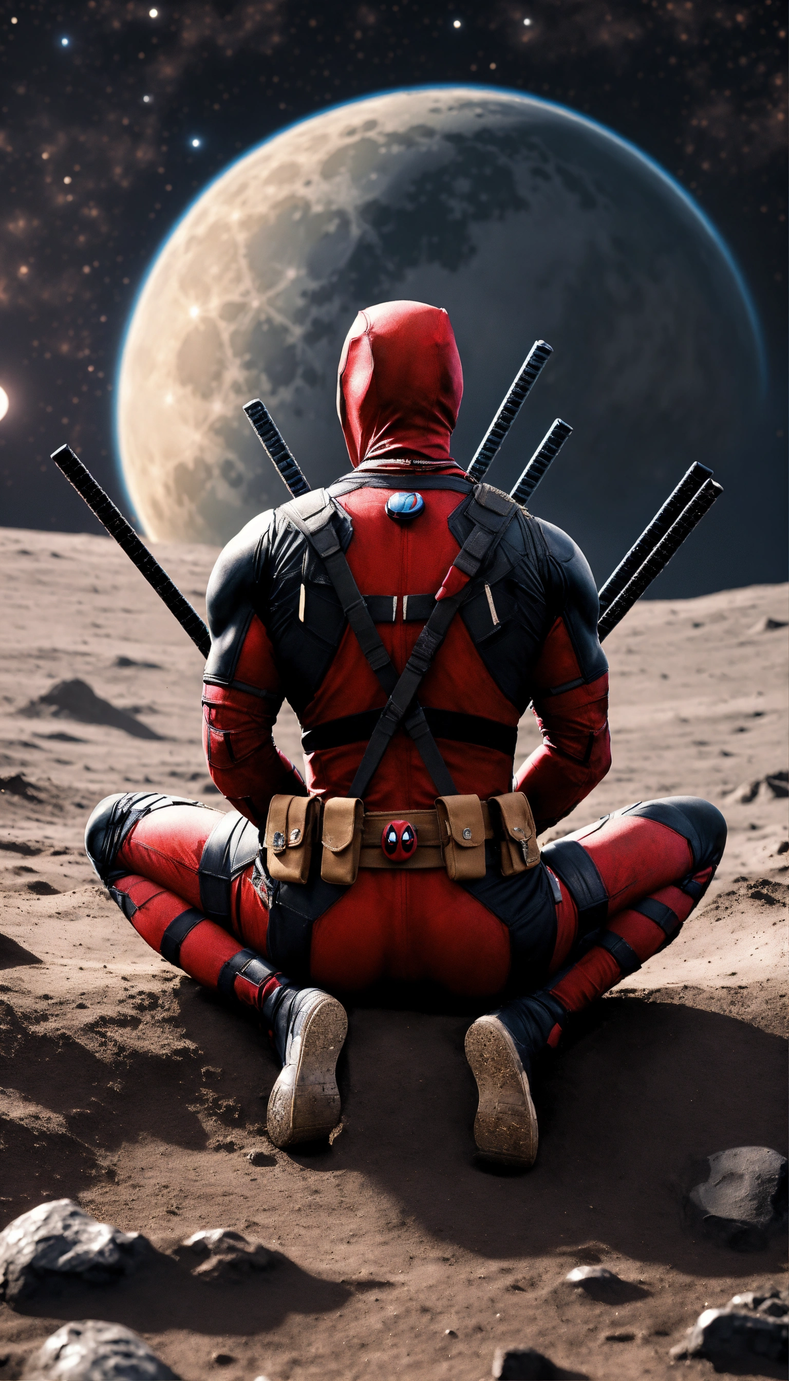 Lexica - Realistic, deadpool themed indian, wearing traditional Indian ...