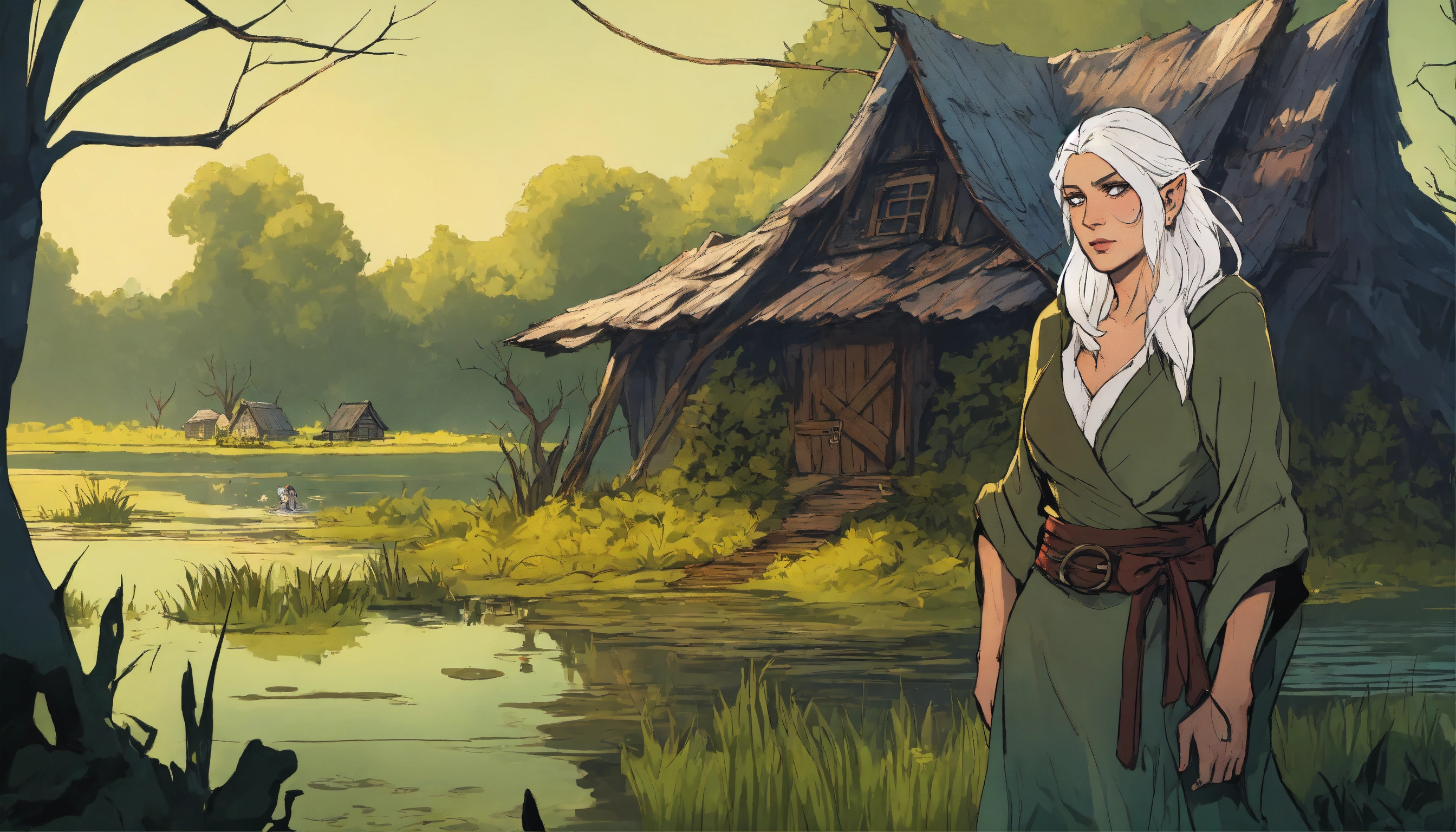 Lexica - An attractive curious older fey witch that lives in the swamp ...