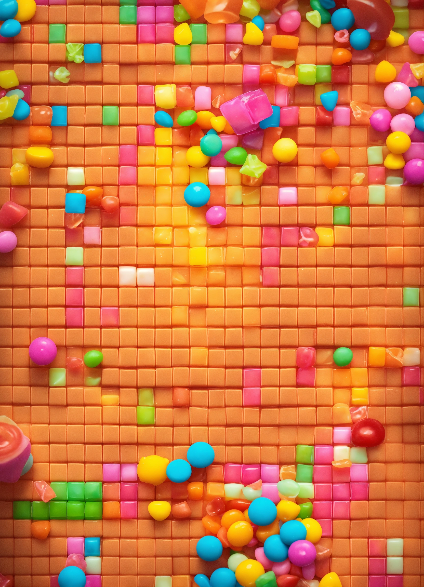 Lexica - Generate a top down, candy-themed simple sprite pixel game set ...