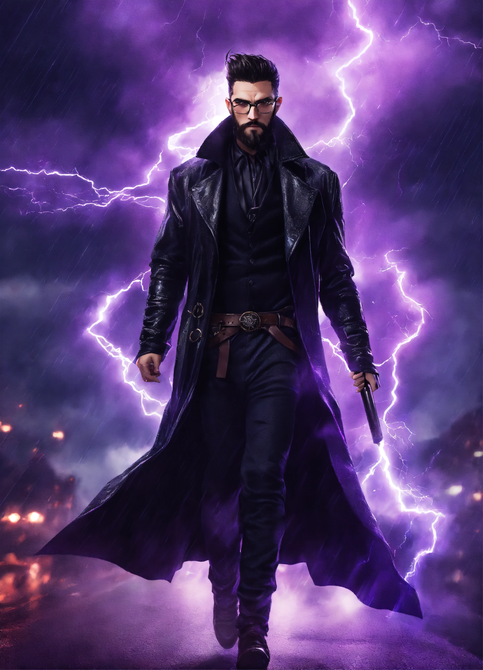 Lexica - Evil hipster wizard, a handsome white male evil god, a ...