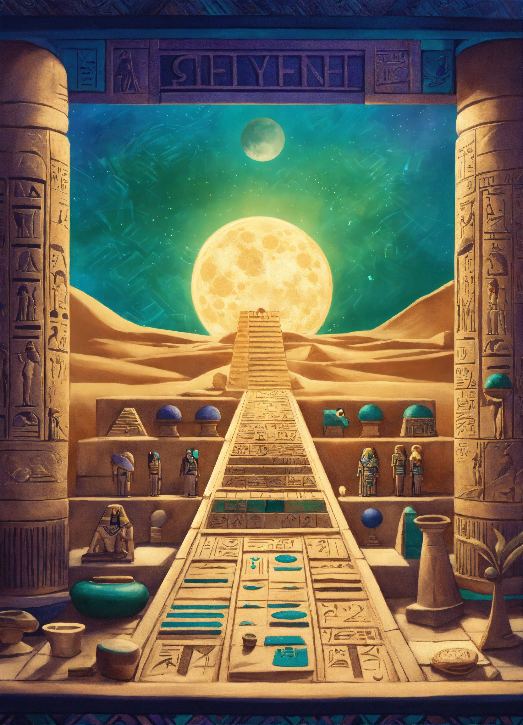 Lexica - ALL superrealism style egyptian card STYLE egyptian board game ...